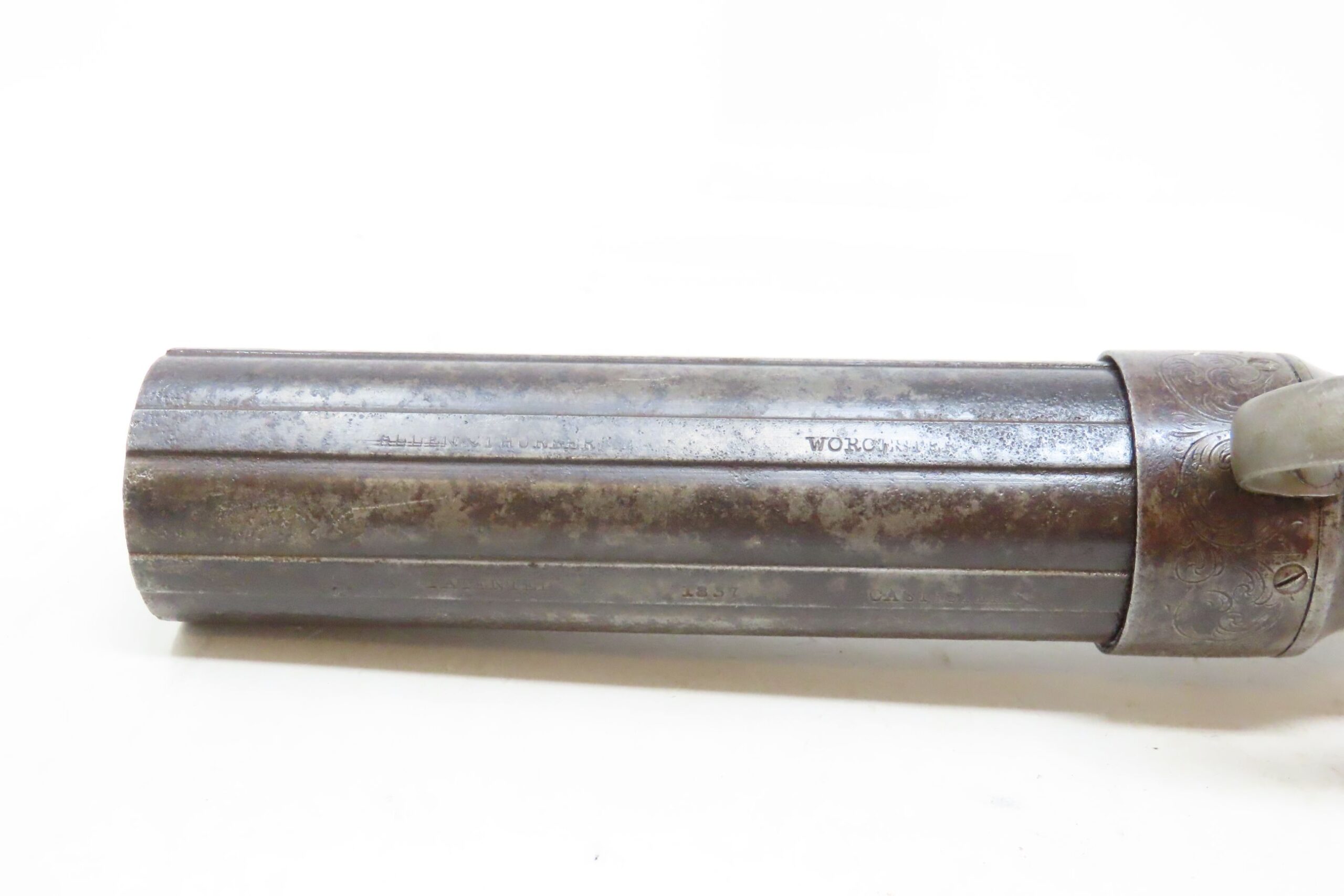 Allen & Thurber Medium Sized Pepperbox Pistol 8.29 C&RAntique015 ...
