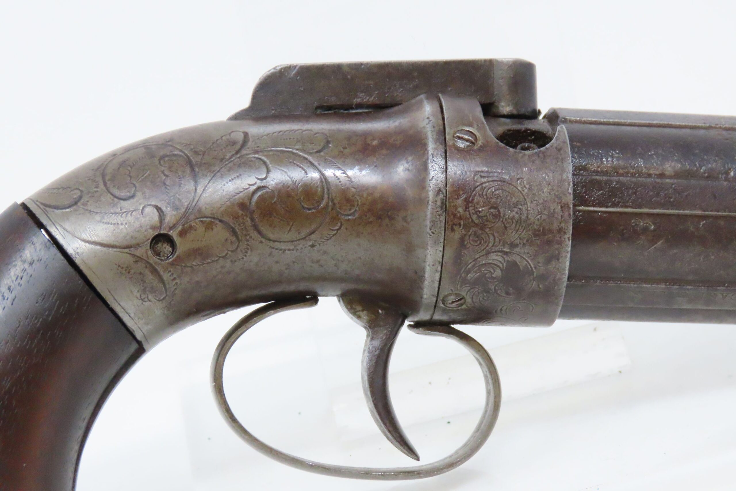 Allen & Thurber Medium Sized Pepperbox Pistol 8.29 C&RAntique018 ...