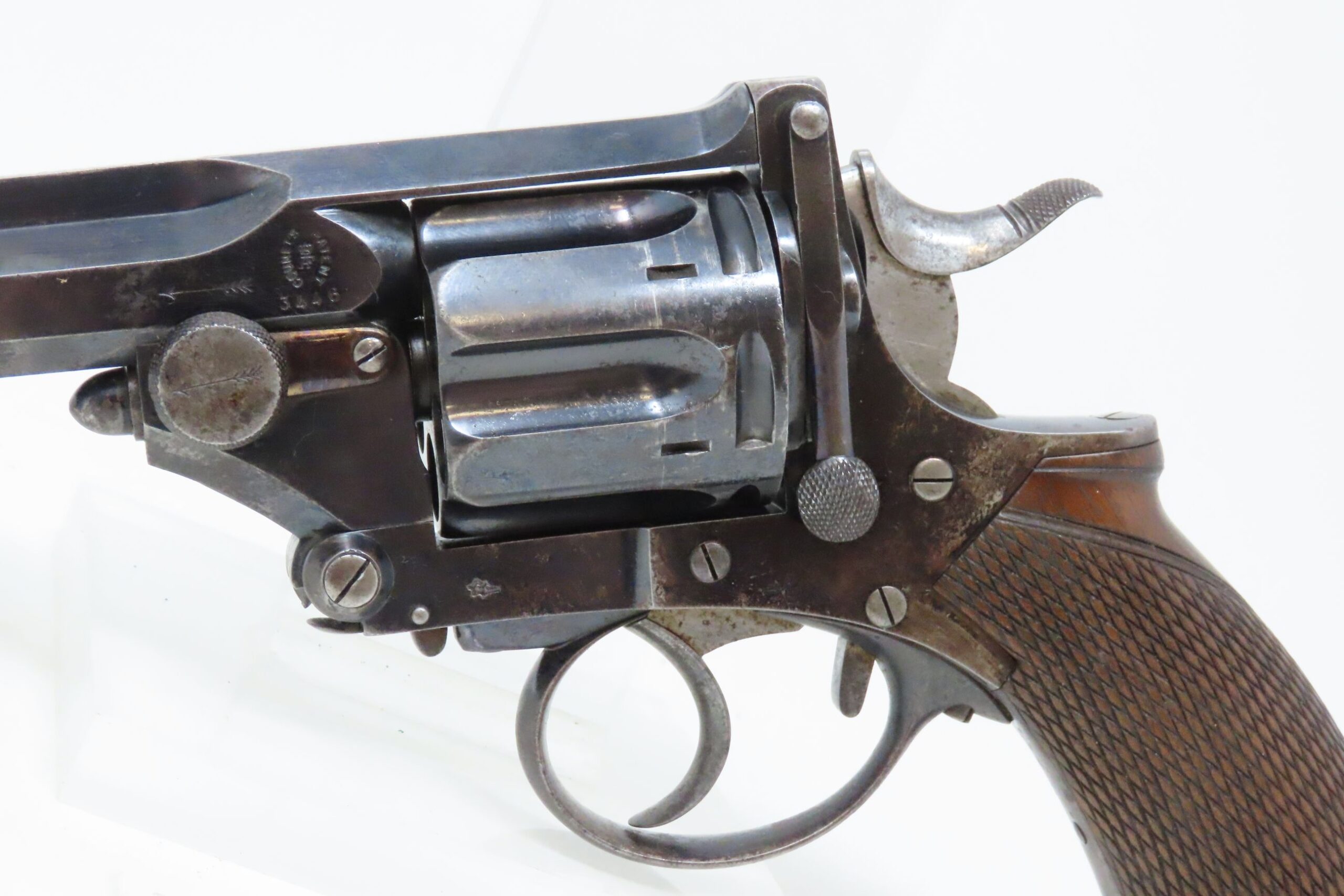 Belgian Swedish Fritz Behrens Francotte Revolver 9.13 C&RAntique001 (4 ...