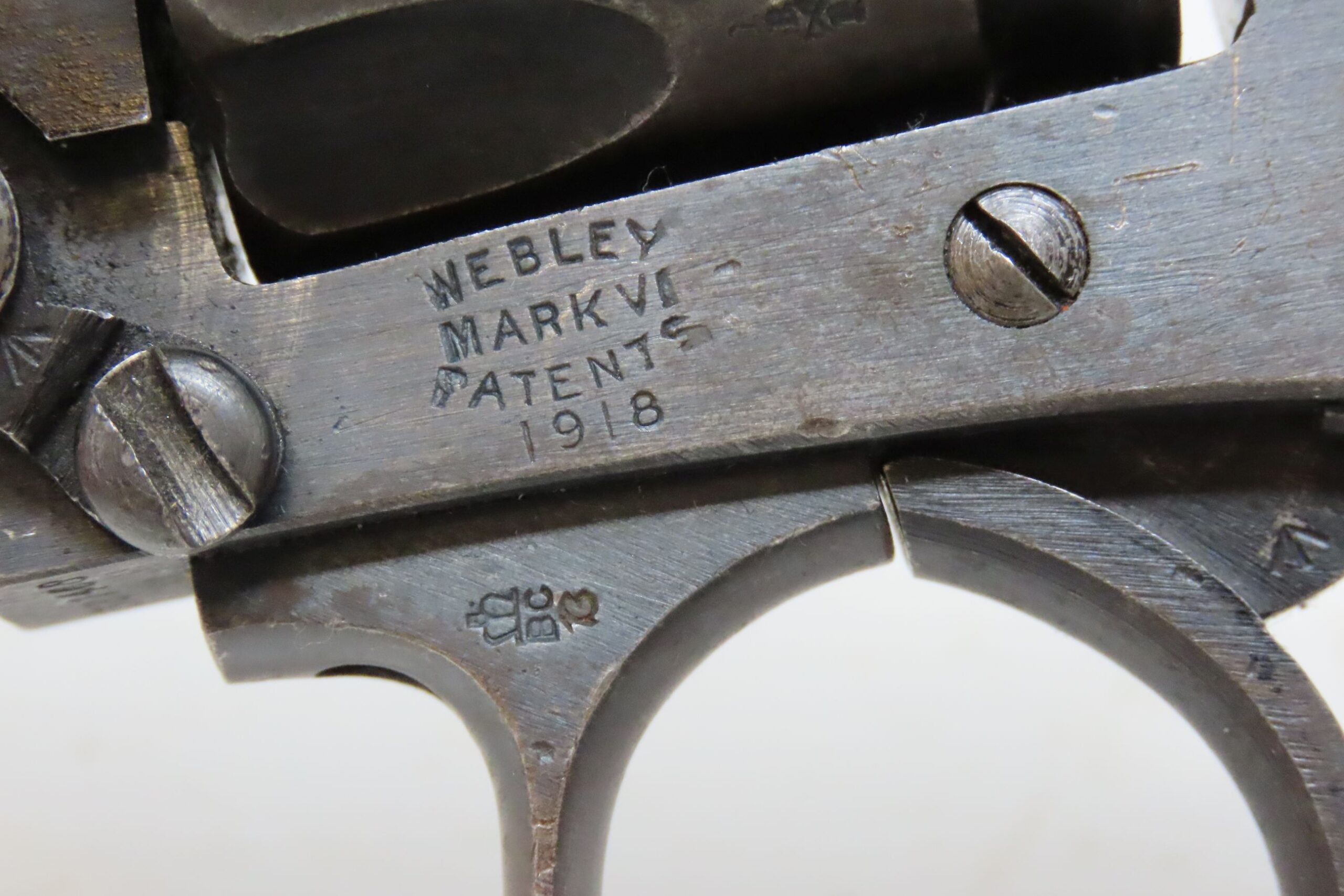 British Webley & Scott Mark IV Revolver 8.29 C&RAntique006 | Ancestry Guns