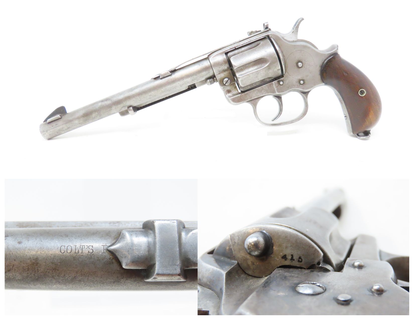 c1882 Antique COLT Model 1878 FRONTIER .45 Long Colt DOUBLE ACTION ...