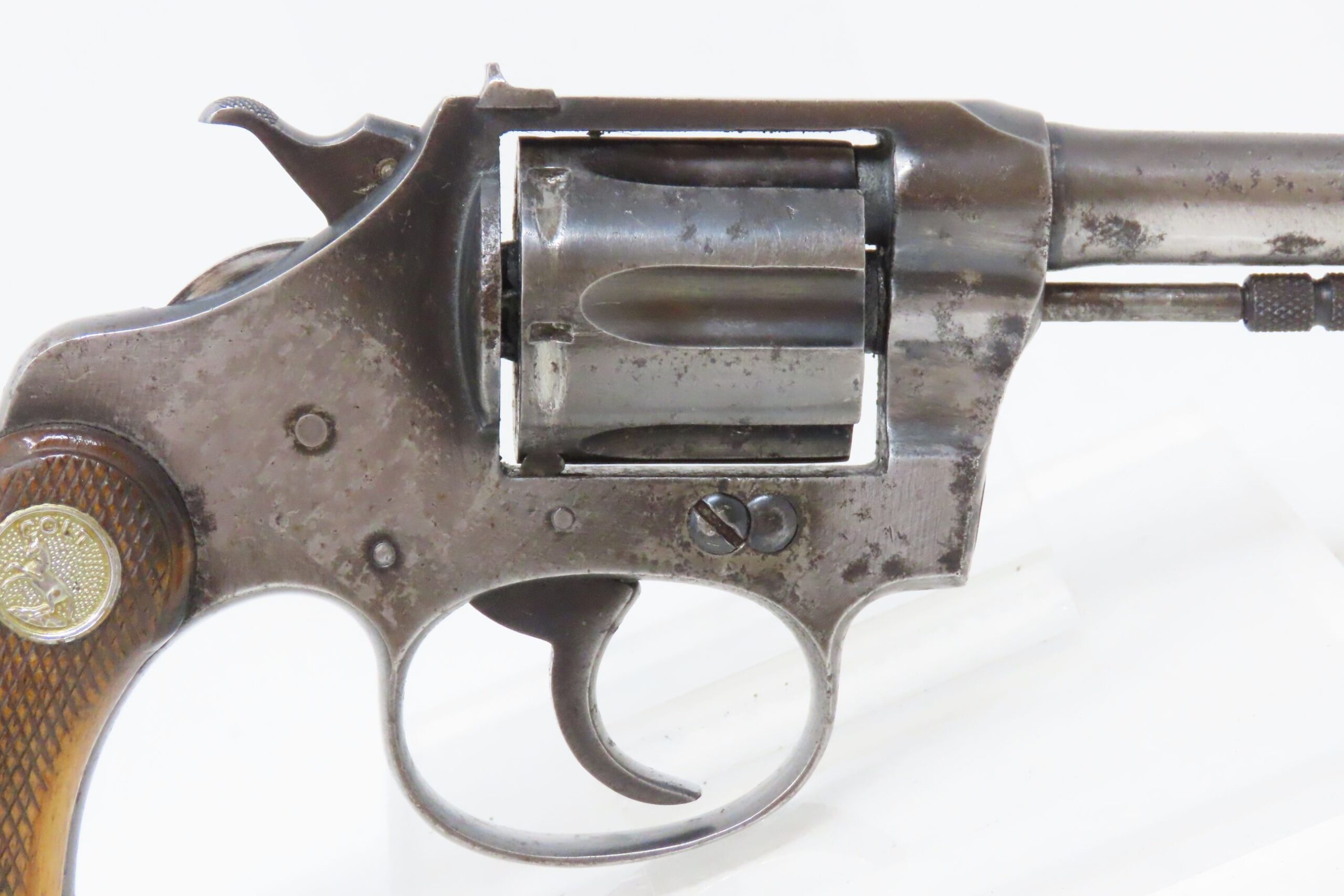 Colt Police Positive Target Revolver 9.15 C&RAntique017 | Ancestry Guns