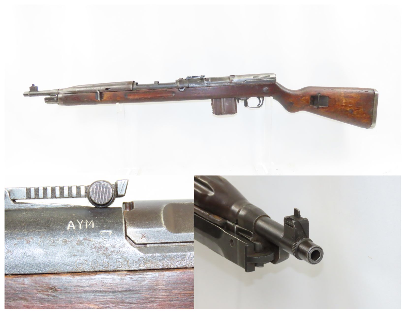 Czech VZ 52 Semi Automatic Rifle with bayonet 9.9 C&RAntique001 ...