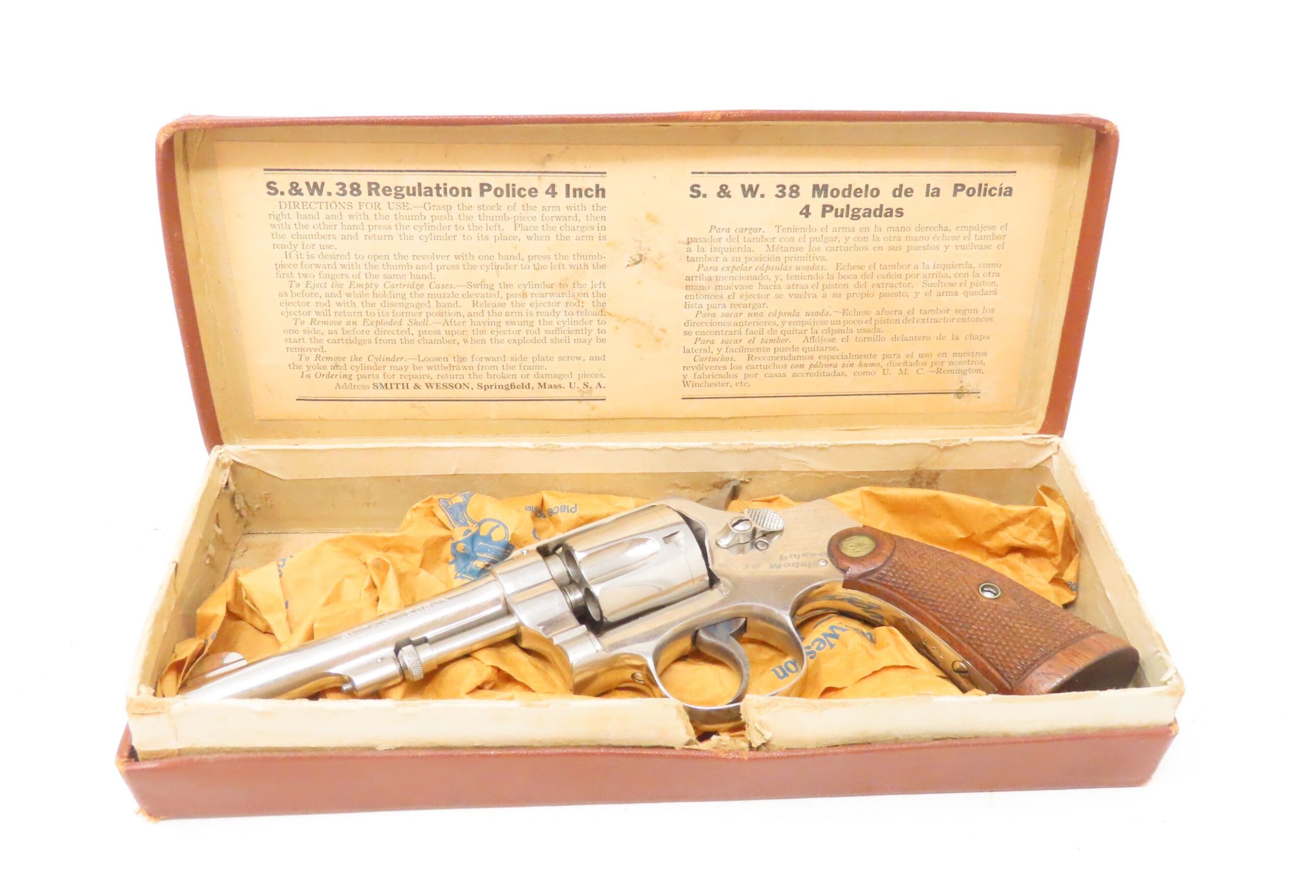 Early Production 3 digit serialized S&W Regulation Police Revolver 9.20 ...