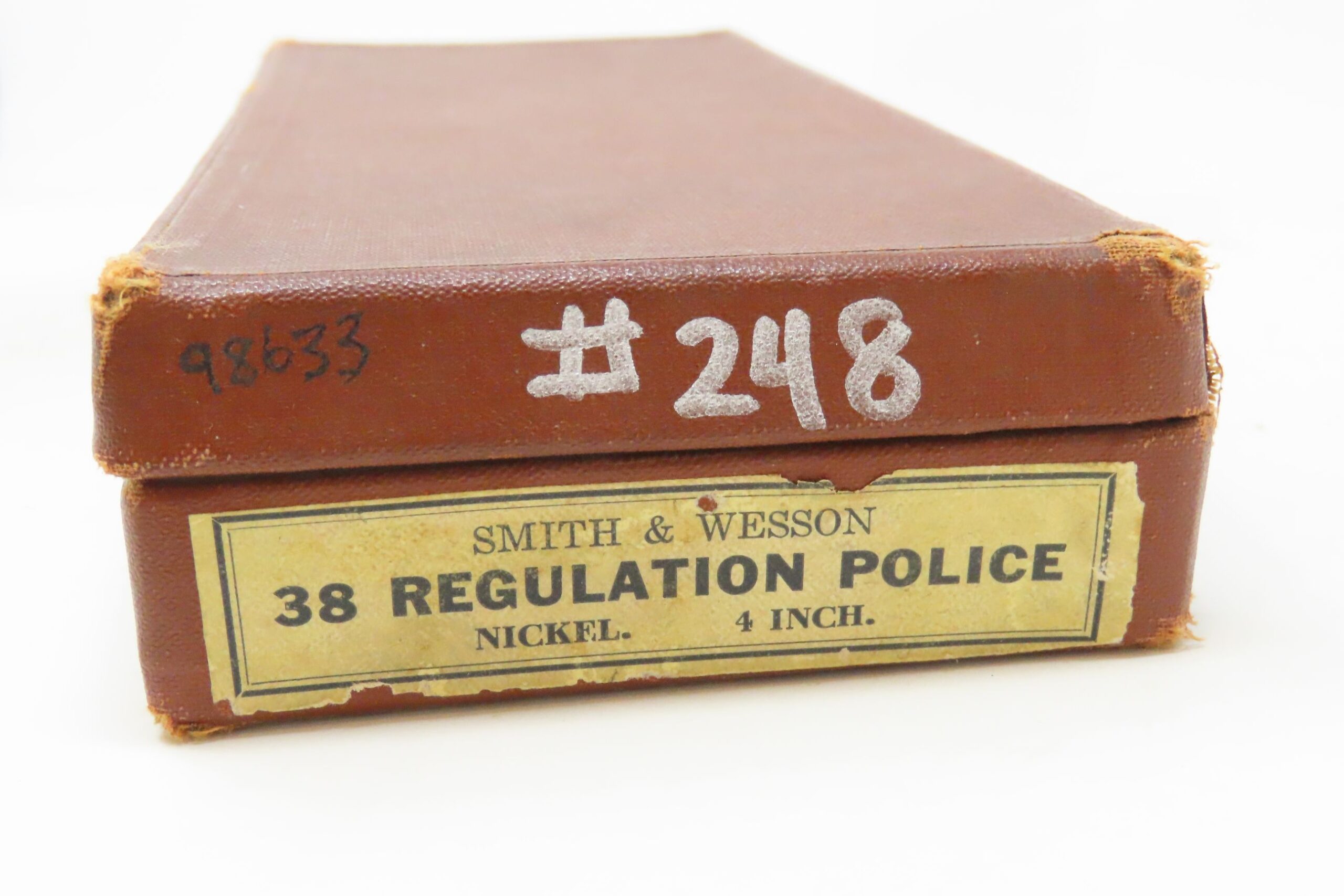 Early Production 3 digit serialized S&W Regulation Police Revolver 9.20 ...