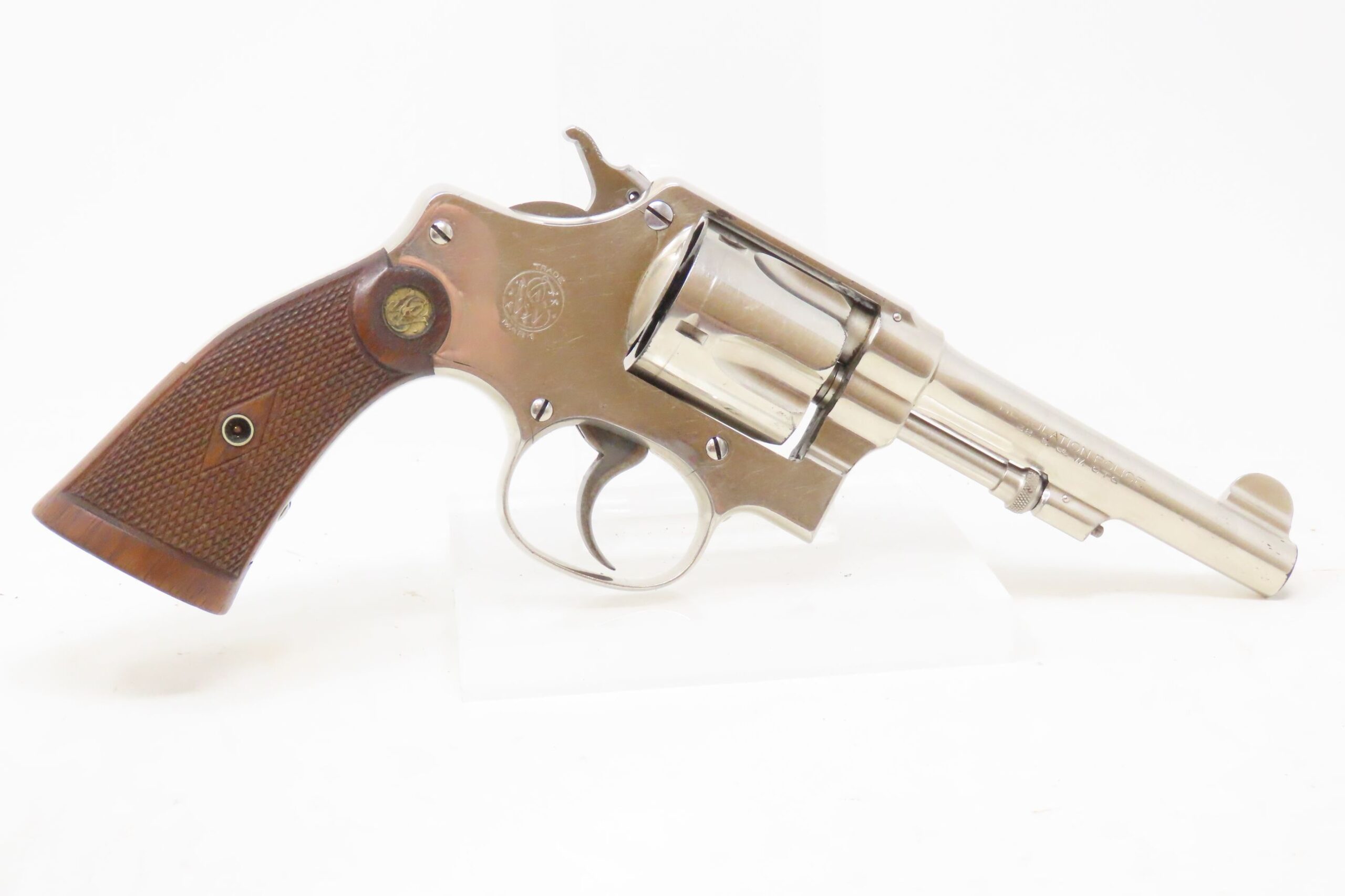 Early Production 3 digit serialized S&W Regulation Police Revolver 9.20 ...
