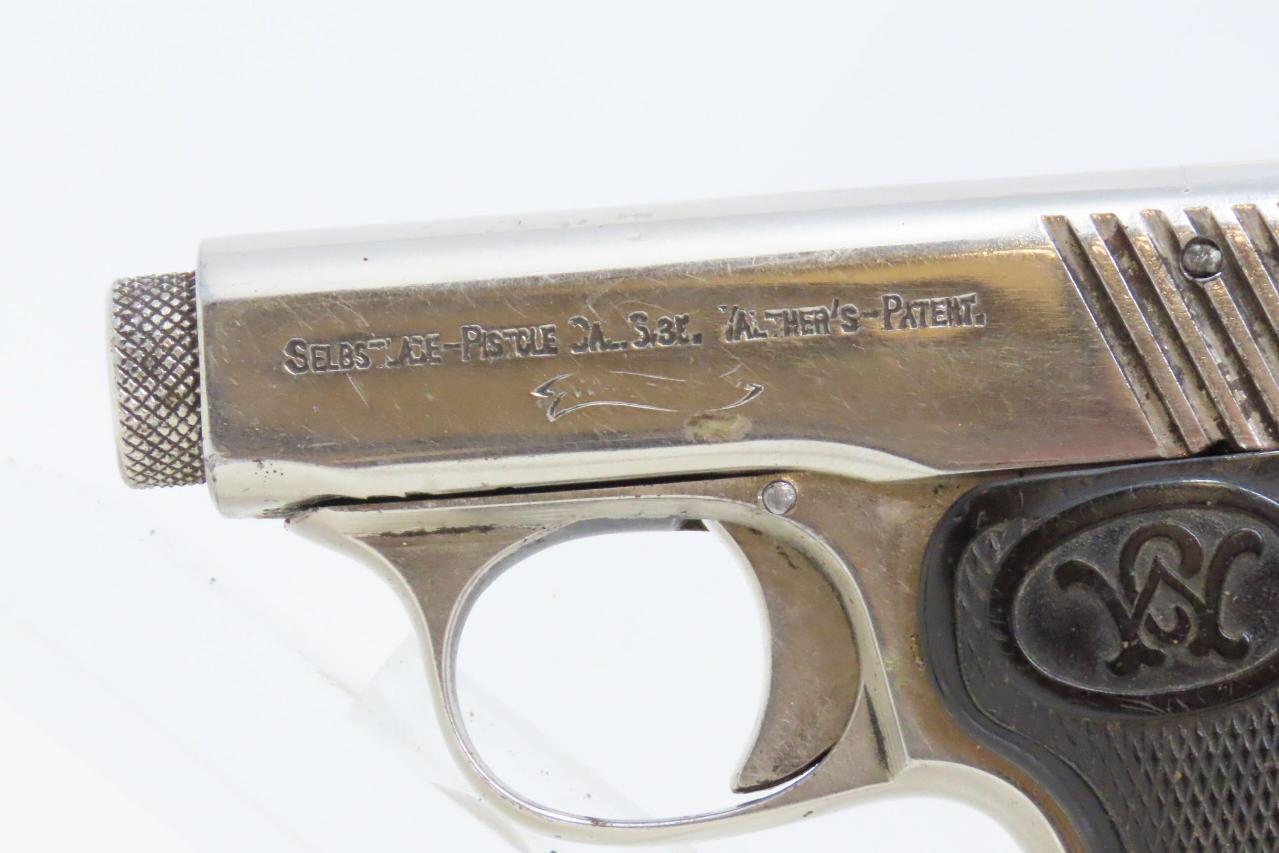 German Walther Model 5 Pocket Pistol 9.5 C&RAntique005 | Ancestry Guns