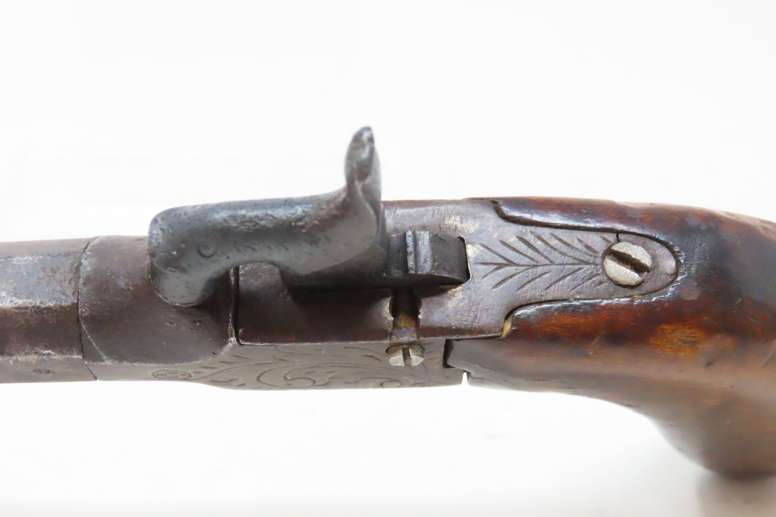 Liege Proofed Boxlock Pistol 8.11 C&RAntique008 | Ancestry Guns