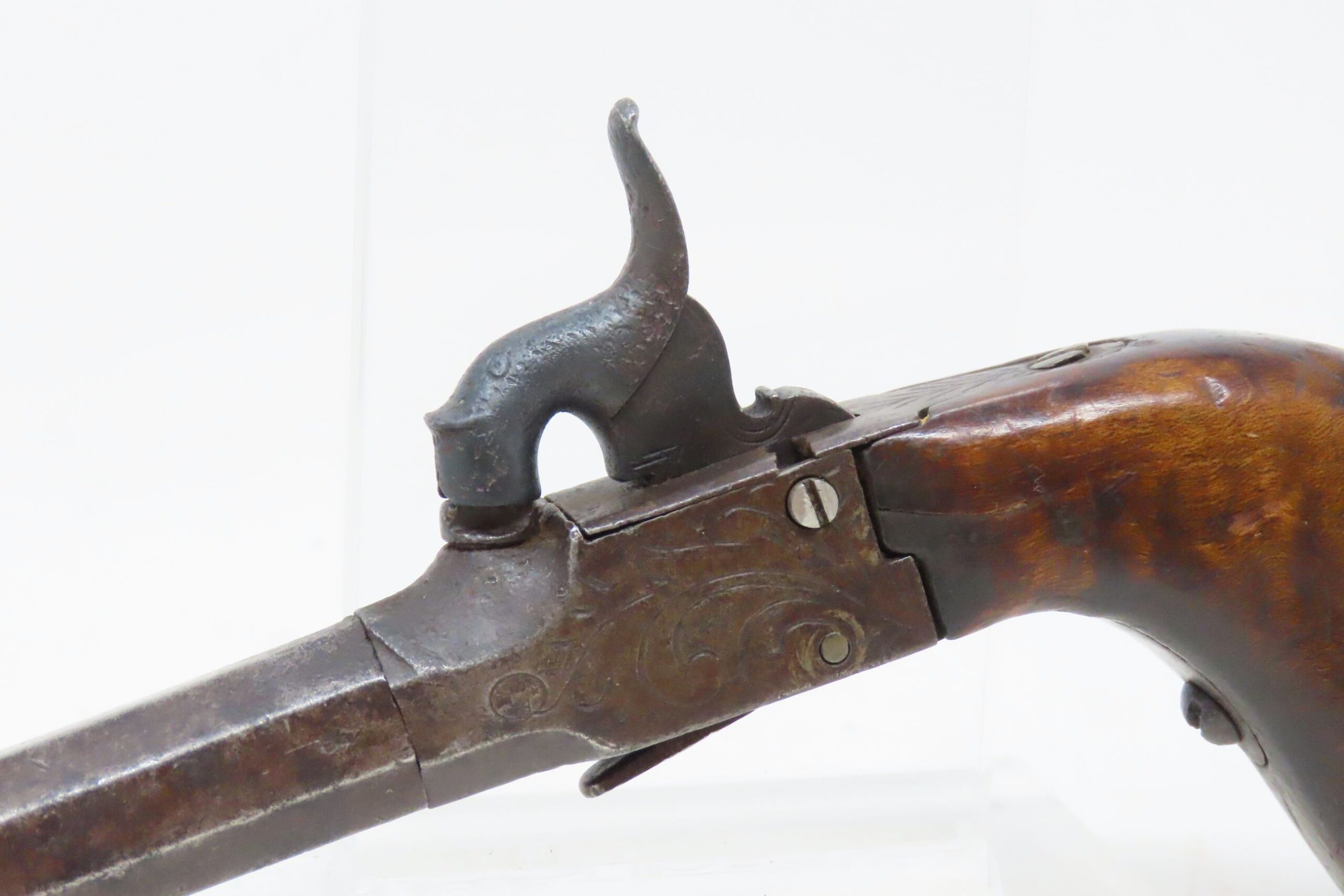 Liege Proofed Boxlock Pistol 8.11 C&RAntique016 | Ancestry Guns