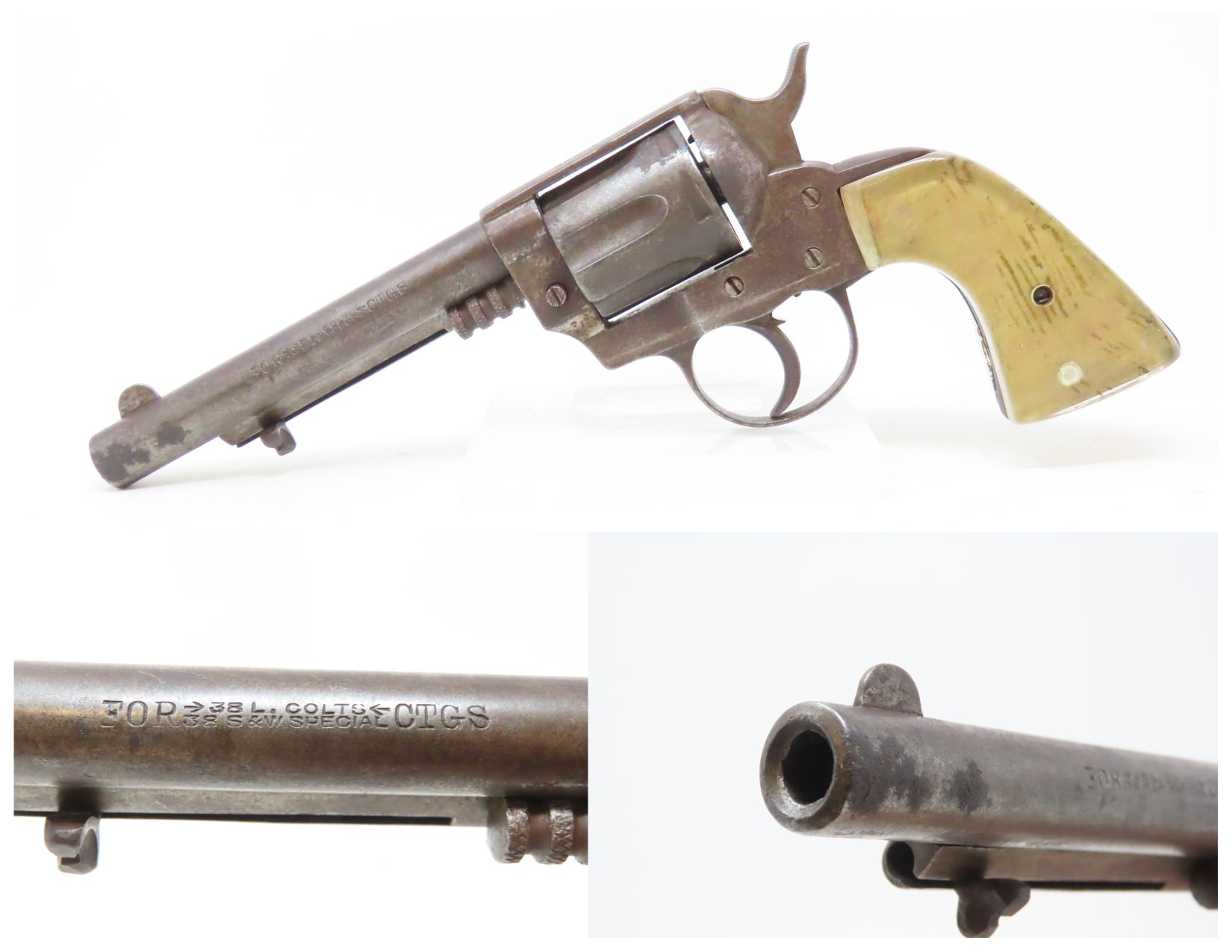 Liege Proofed Cowboy Rancer Single Action Army Style Revolver 9.14 C ...