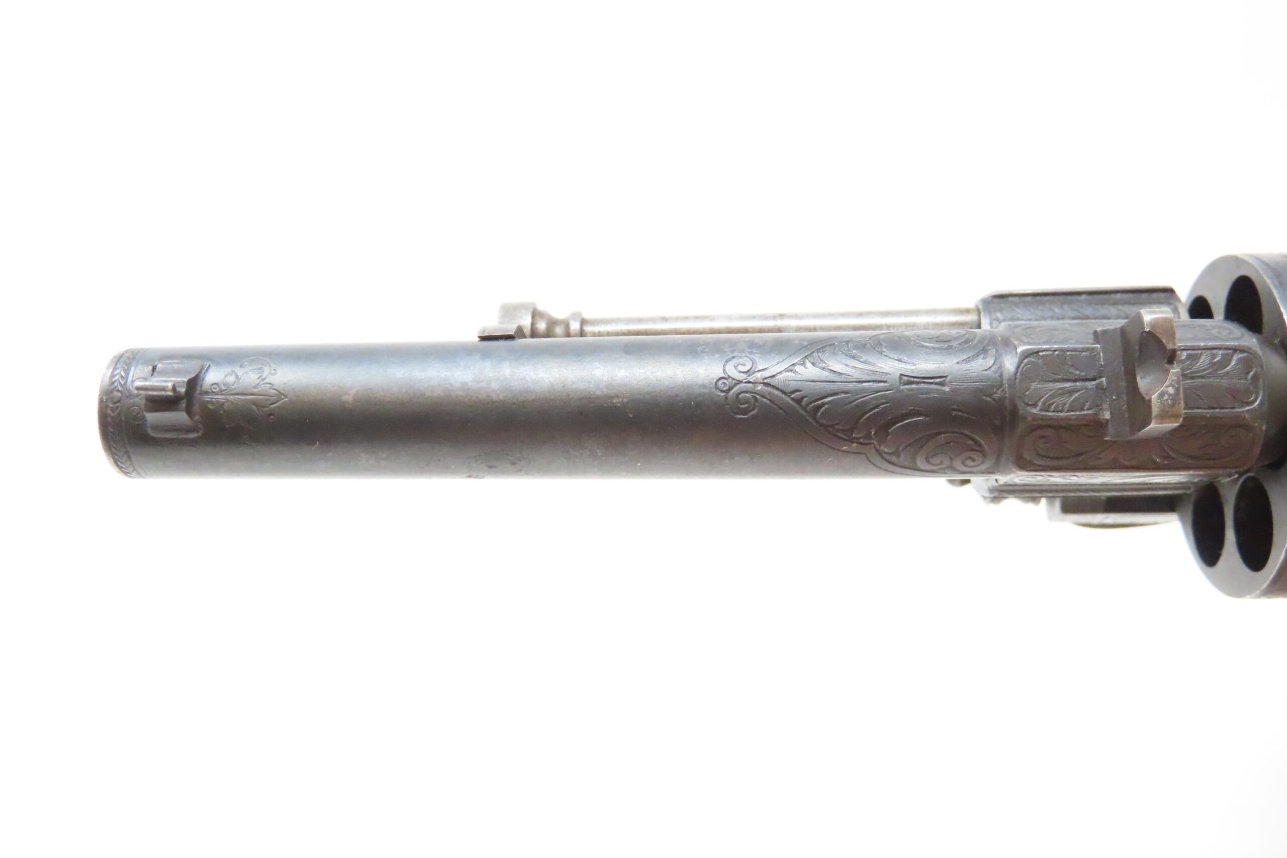 Liege Proofed Folding Trigger Pinfire Double Action Revolver 8.24 C ...