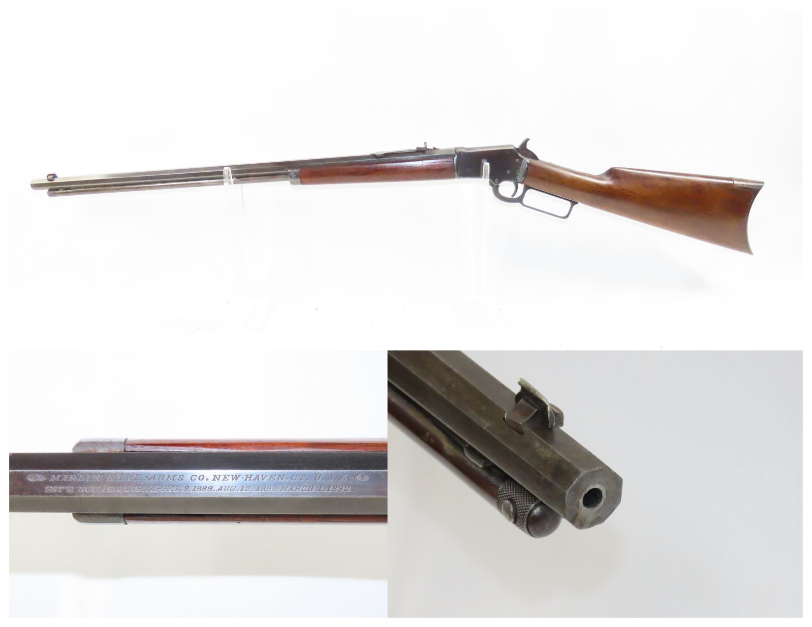 Marlin Model 1891 Rifle 8.24 C&RAntique018 (2) | Ancestry Guns