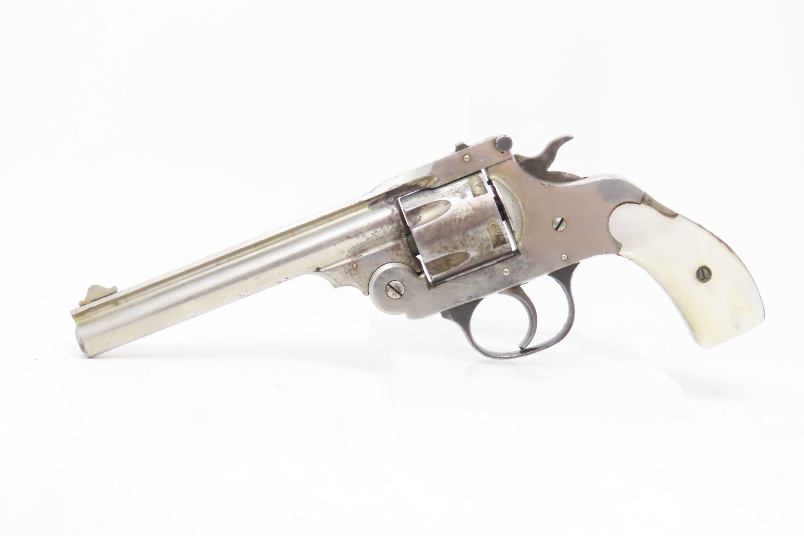 Meriden Firearms Co. Top Break Revolver with Pearl Grips 9.16 C ...