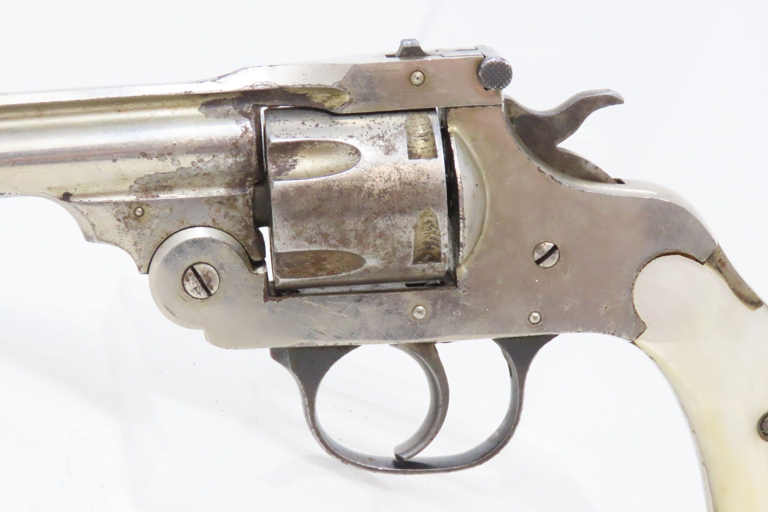 Meriden Firearms Co. Top Break Revolver with Pearl Grips 9.16 C ...
