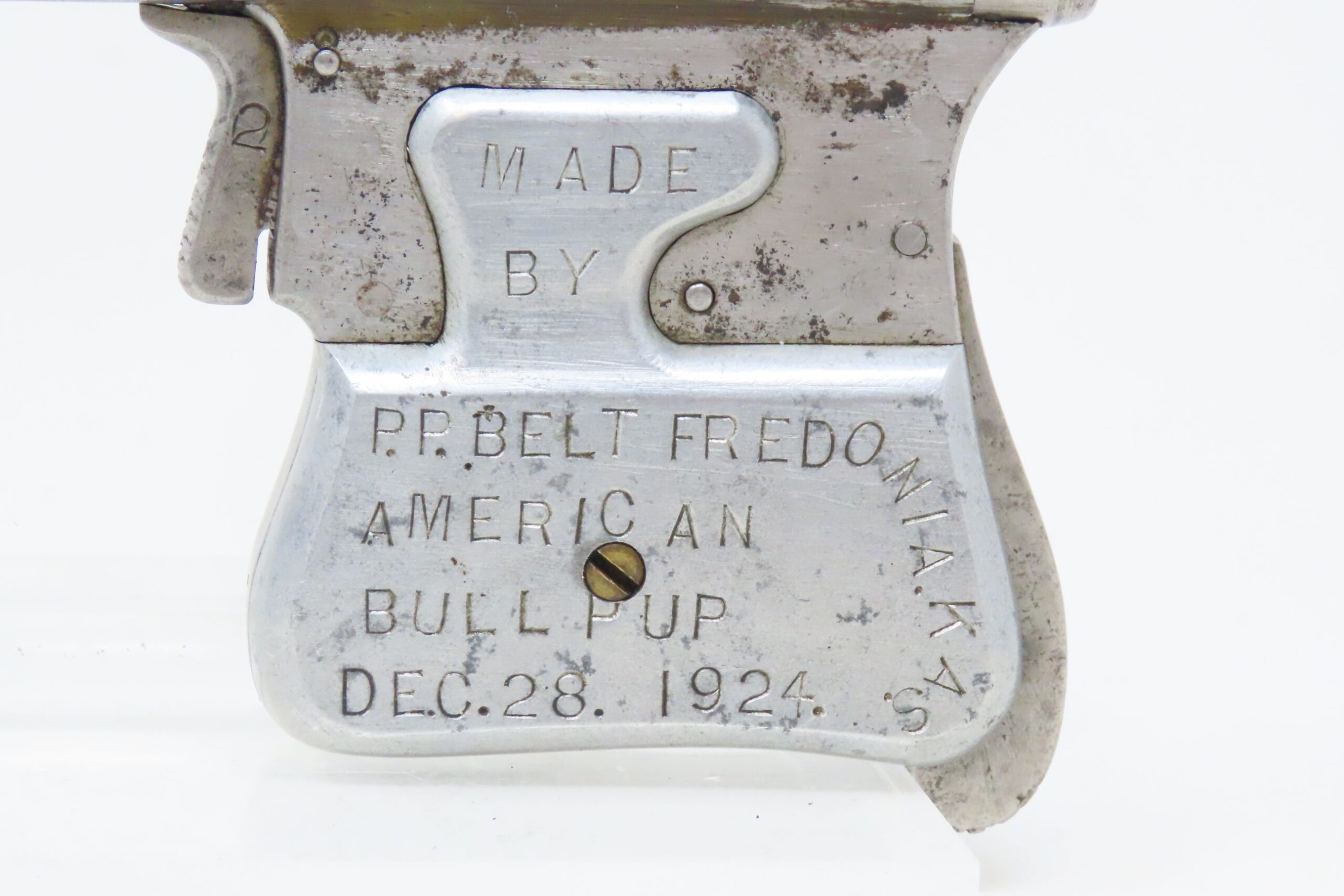 P.P. Belt American Bullpup Hard Shooter Automatic Single Shot Pistol 8. ...