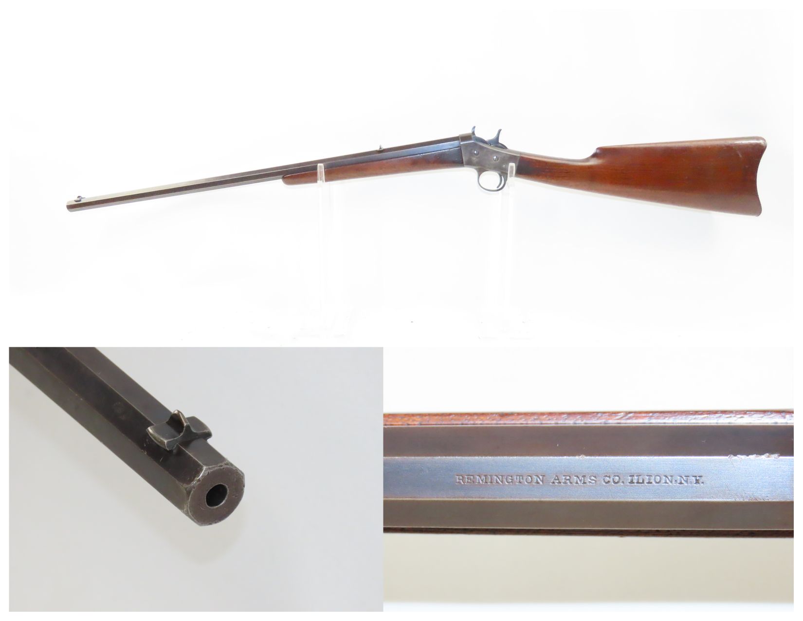 Remington Model 4 Rolling Block Rifle 8.26 C&RAntique001 | Ancestry Guns
