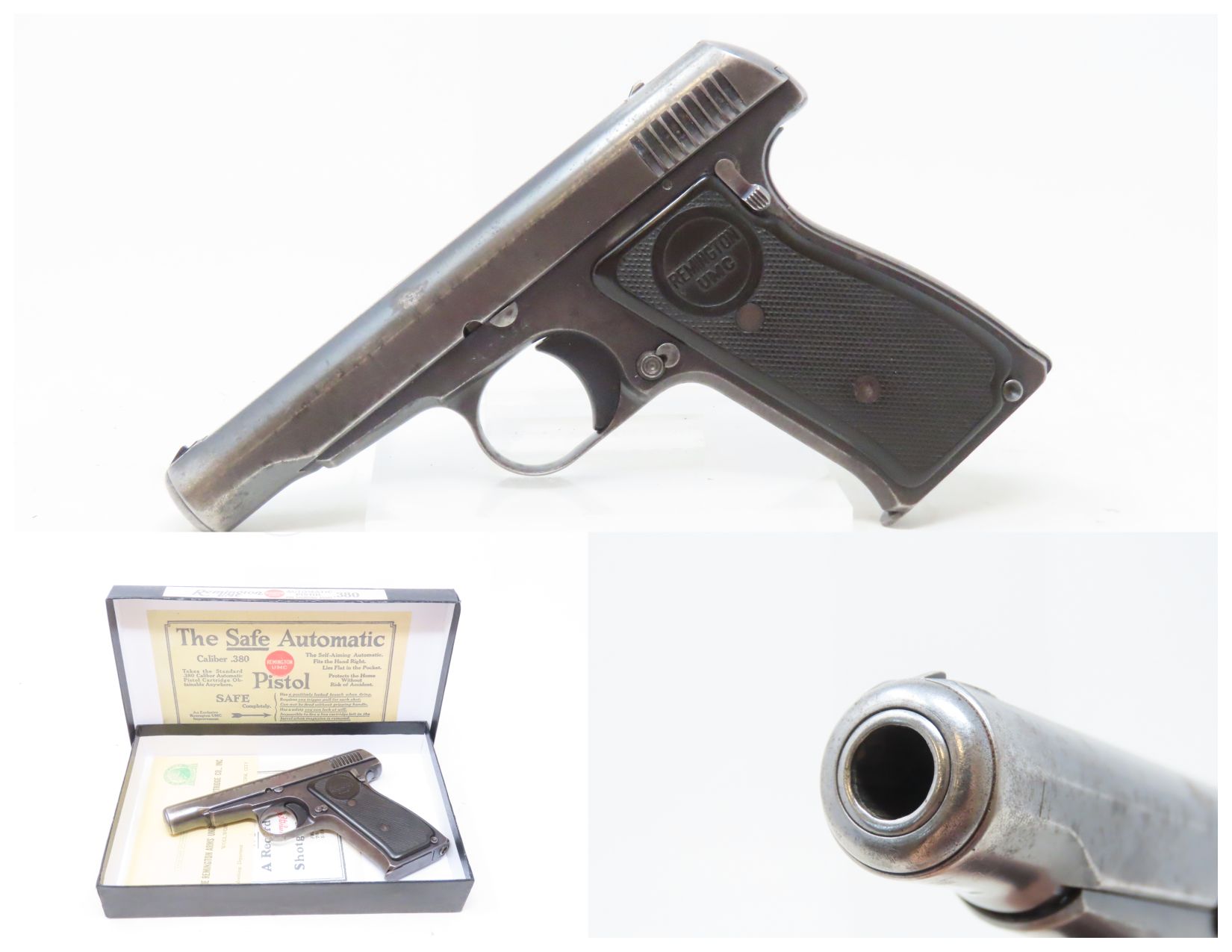 Remington Model 51 Pistol with Box 9.20 C&RAntique001 | Ancestry Guns