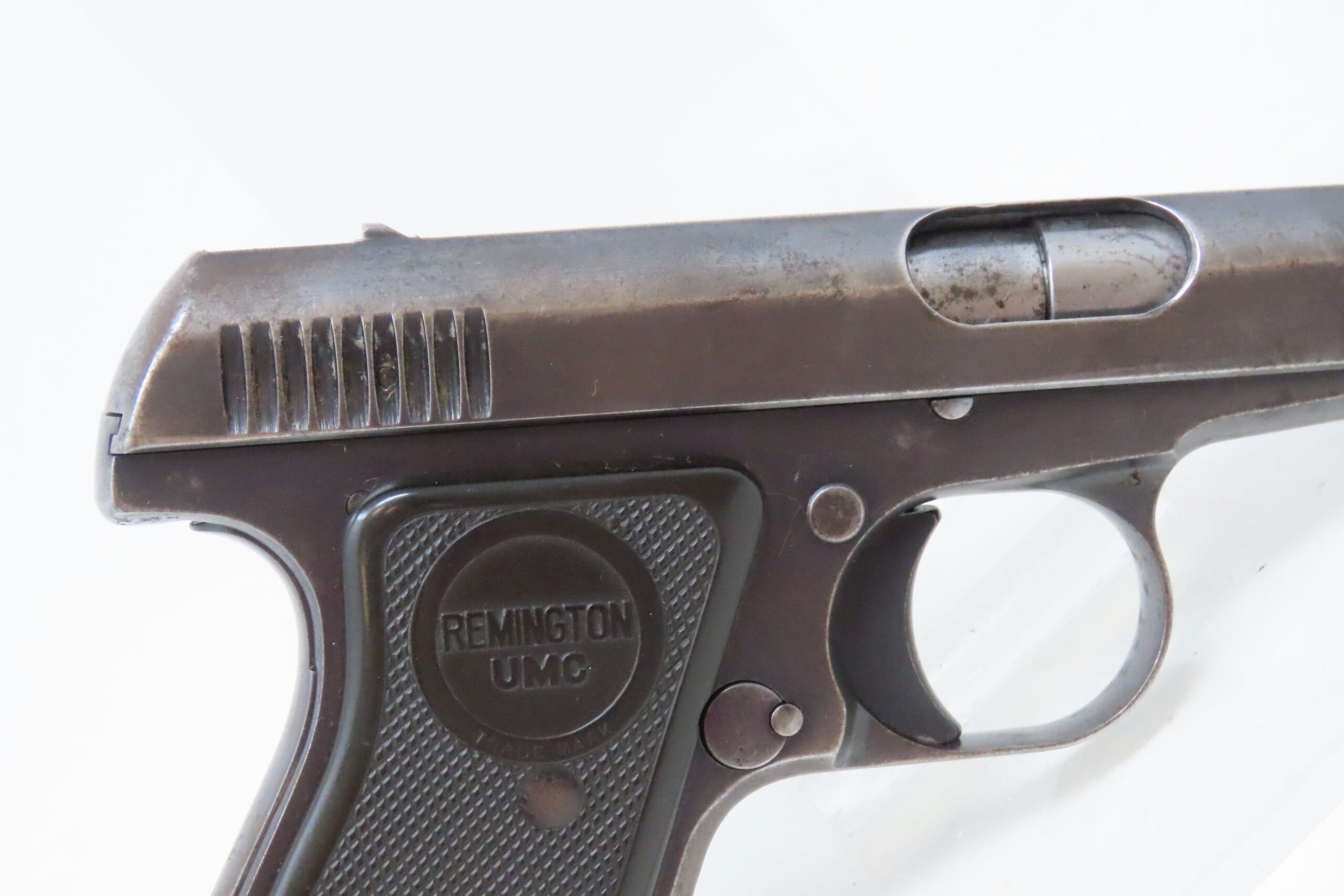 Remington Model 51 Pistol with Box 9.20 C&RAntique022 | Ancestry Guns