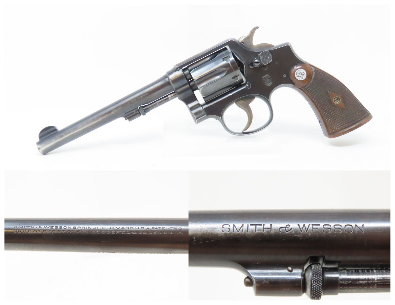 Smith & Wesson .32-20 Hand Ejector Model 1905 Fourth Change Revolver 9. ...