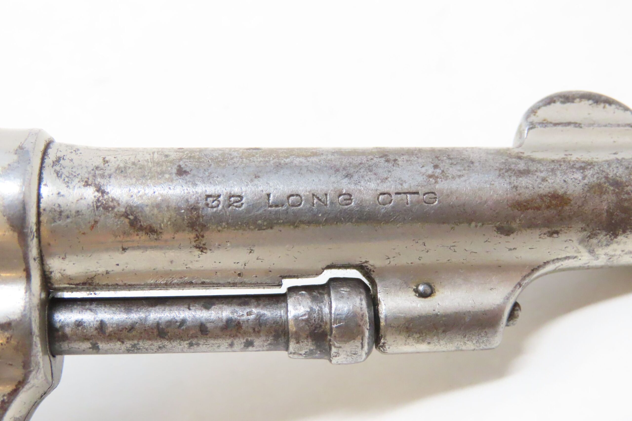 Smith & Wesson .32 Hand Ejector Third Model Revolver with Stag Grips 9. ...