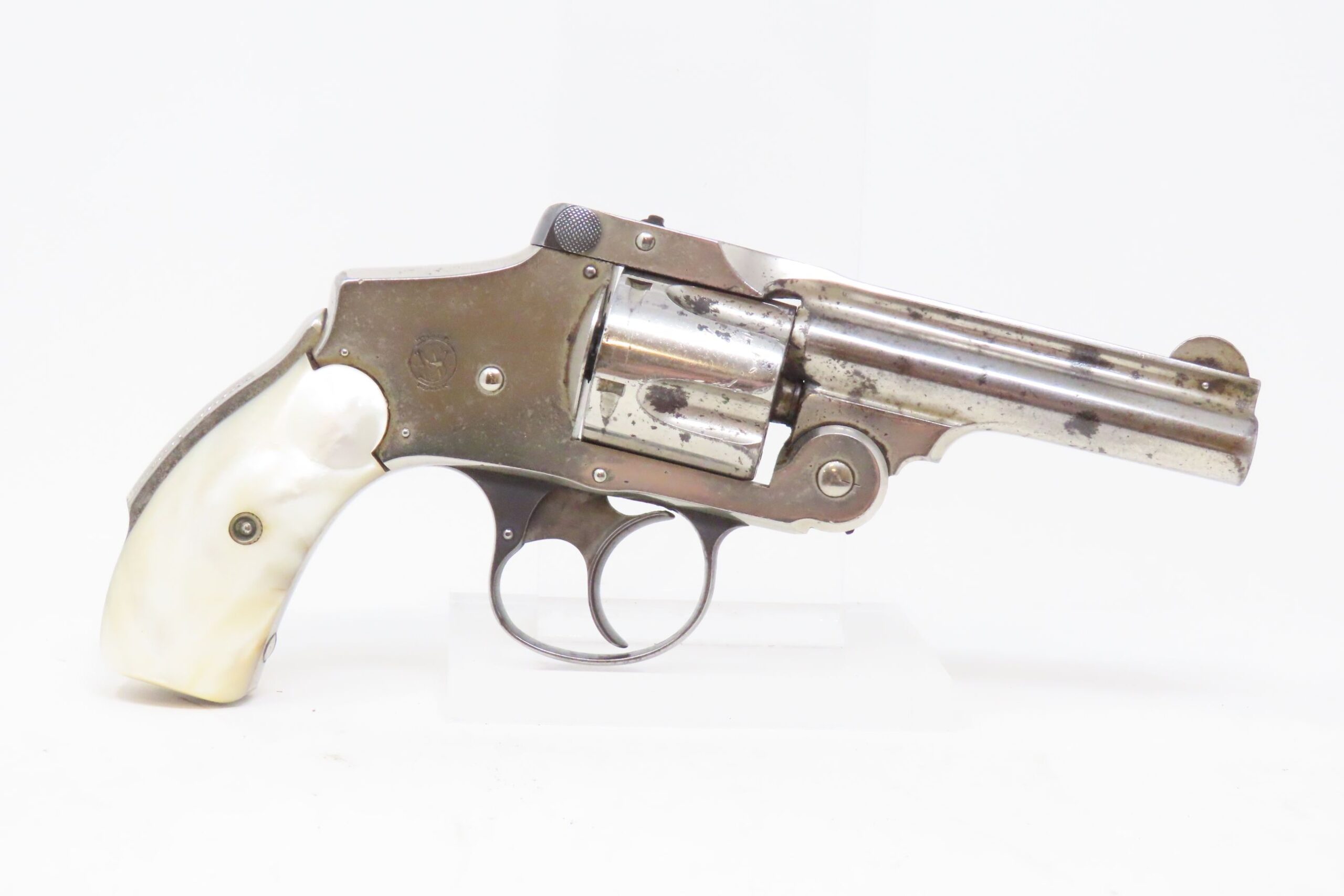 Smith & Wesson .38 Fourth Model Safety Hammerless Revolver 8.16 C ...