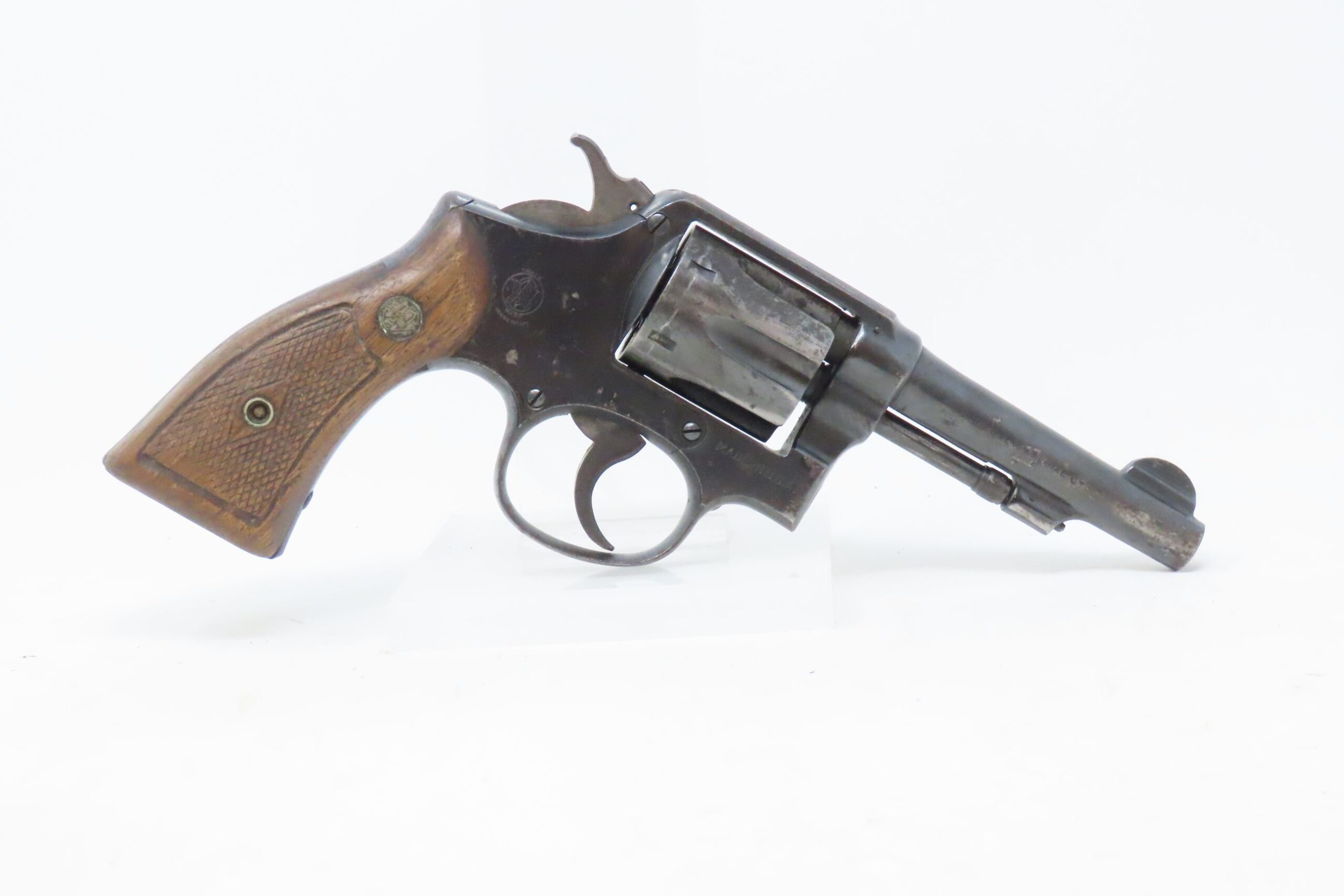 Smith & Wesson VIctory Model Revolver 9.5 C&RAntique017 | Ancestry Guns