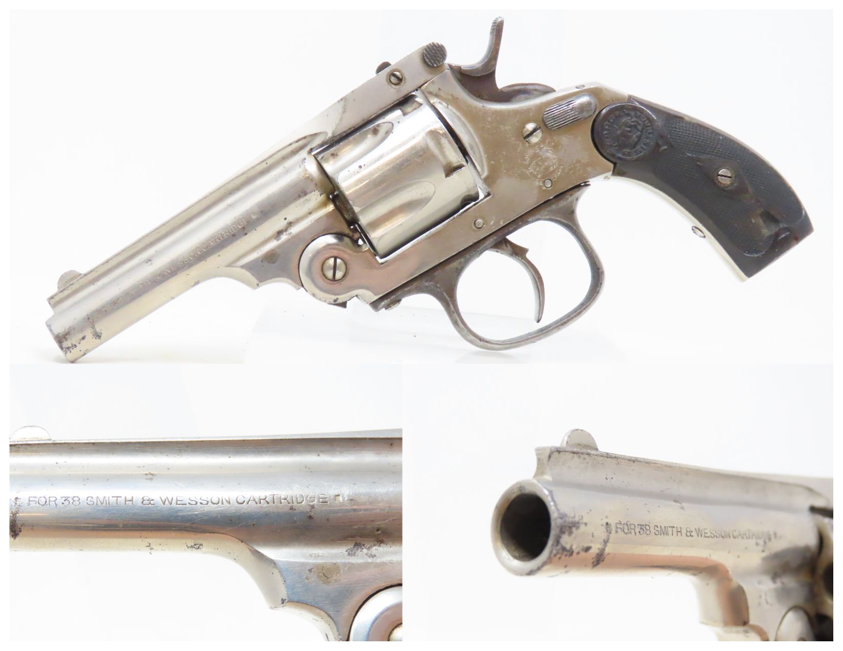 Spanish Top Break Revolver 9.5 C&RAntique001 | Ancestry Guns