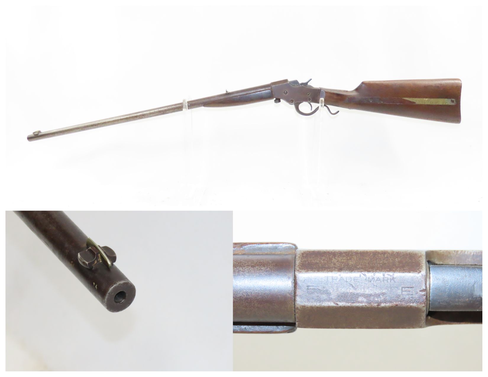Stevens MOdel 1915 Favorite Falling Block Rifle 9.8 C&RAntique001 ...