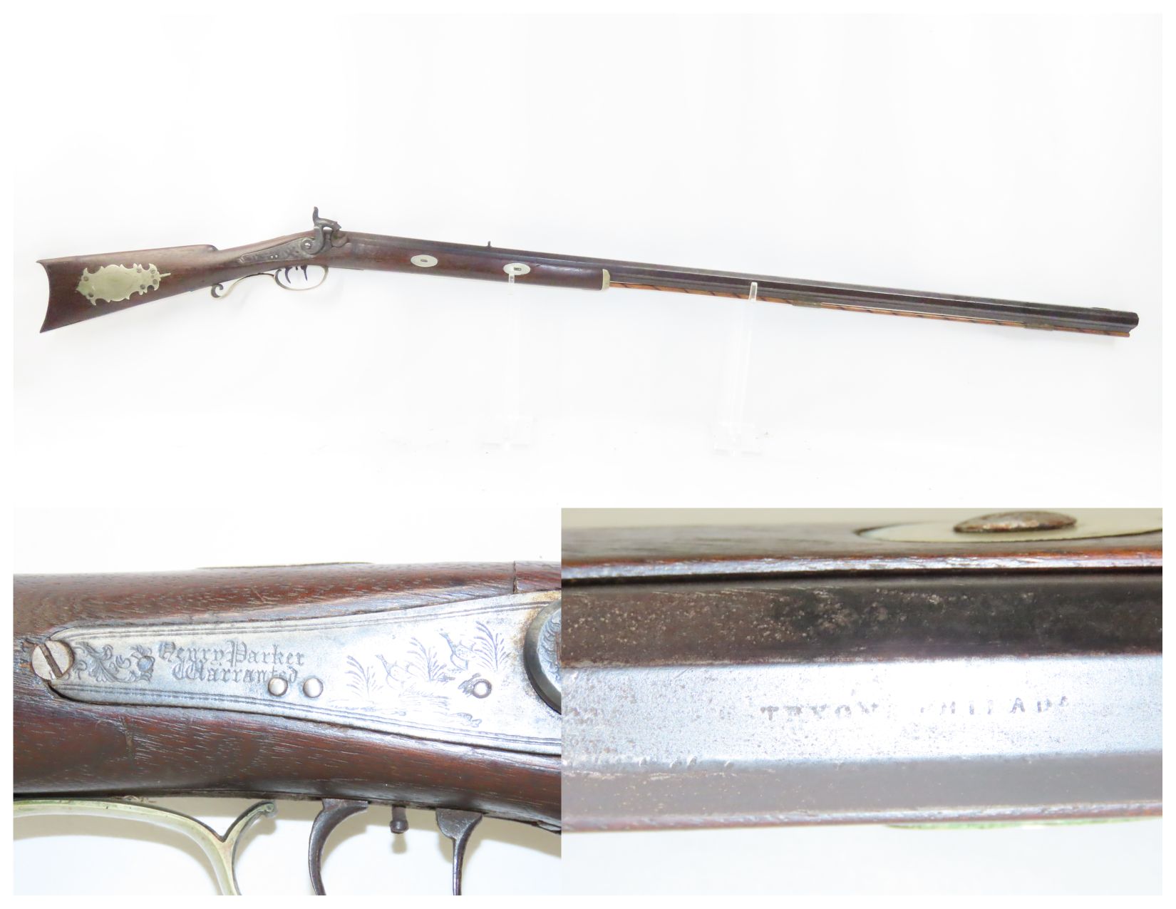 Tryon of Philadelphia Back Action Rifle 8.31 C&RAntique001 | Ancestry Guns