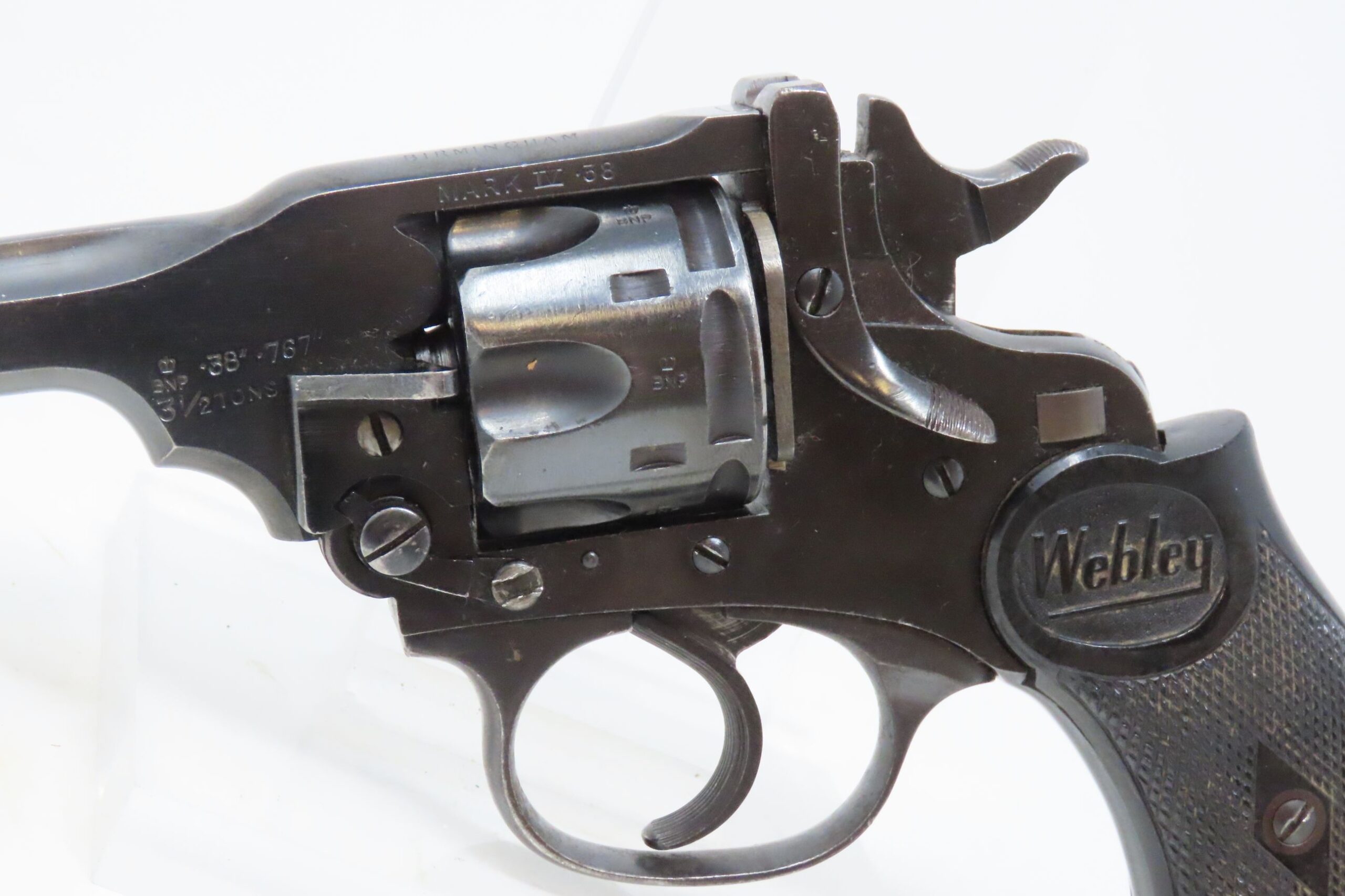 Webley Mark IV Revolver 9.13 C&RAntique004 | Ancestry Guns