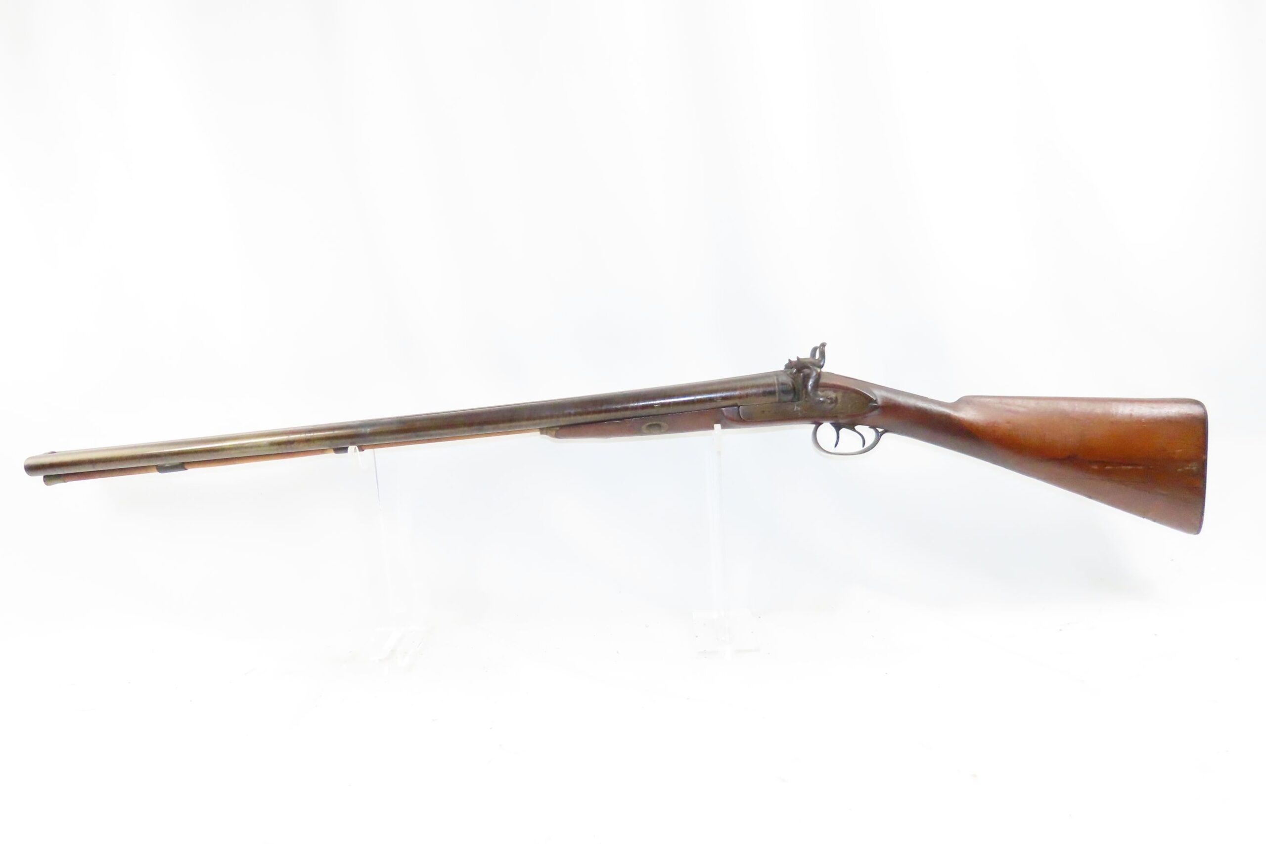 Belgian Percussion Double Barrel Shotgun 9.26 C&RAntique002 | Ancestry Guns