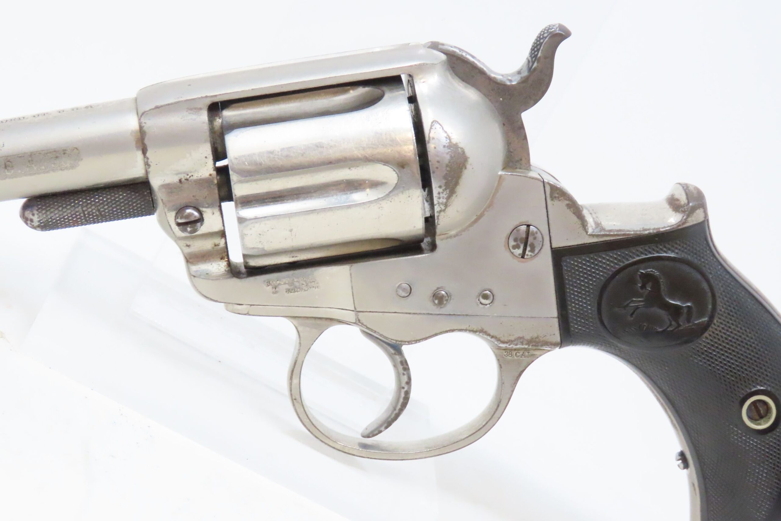 Colt Etched Panel Sheriff’s MOdl 1877 LIghtning Double Action Revolver ...