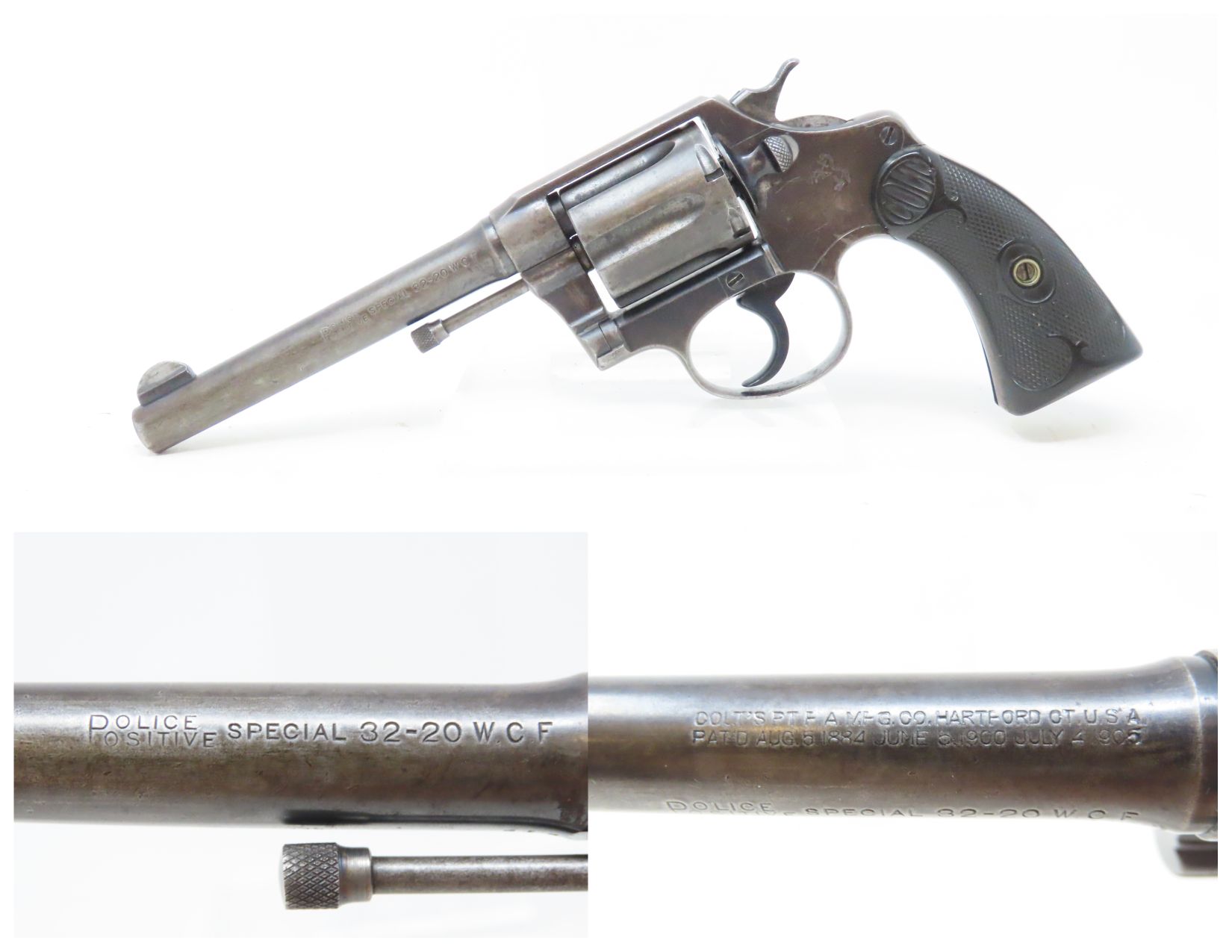 Colt Police Positive Special Revolver 9.15 C&RAntique001 | Ancestry Guns