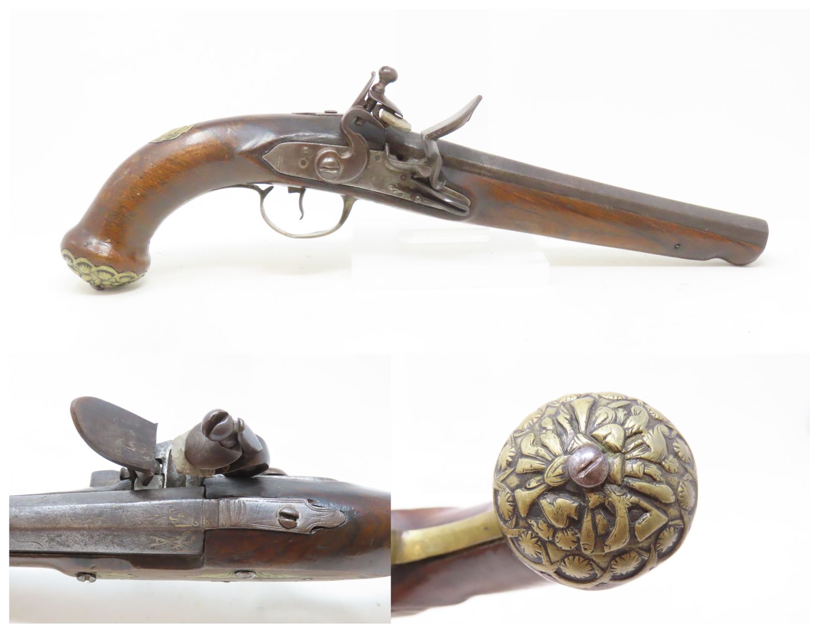 European Flintlock Pistol 9.20 C&RAntique001 | Ancestry Guns