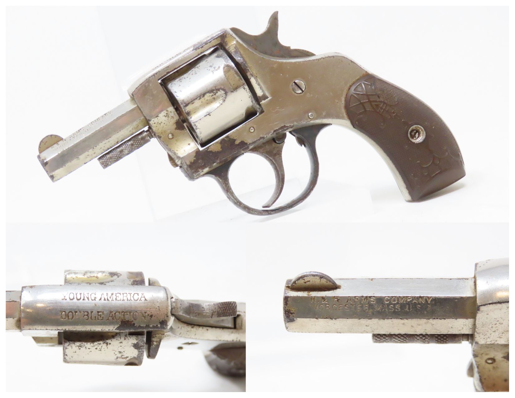 Harrington & Richardson Young America Revolver 8.16 C&RAntique001 ...