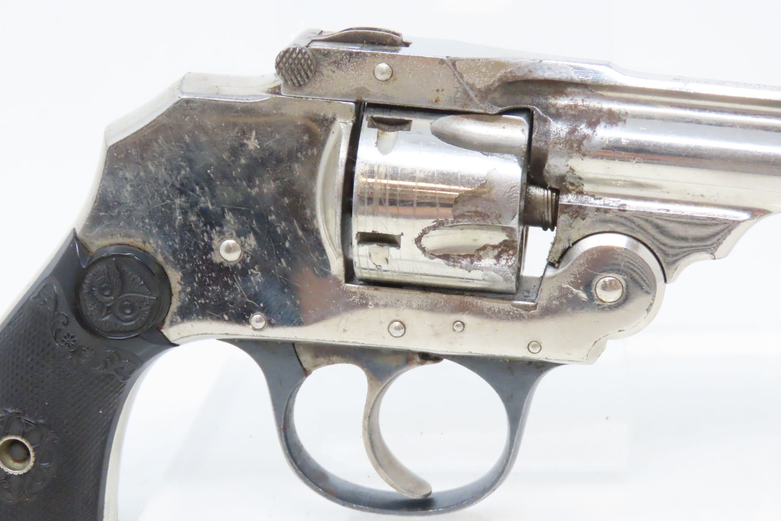 Iver Johnson Safety Automatic Hammerless Revolver 9.15 C&RAntique015 ...