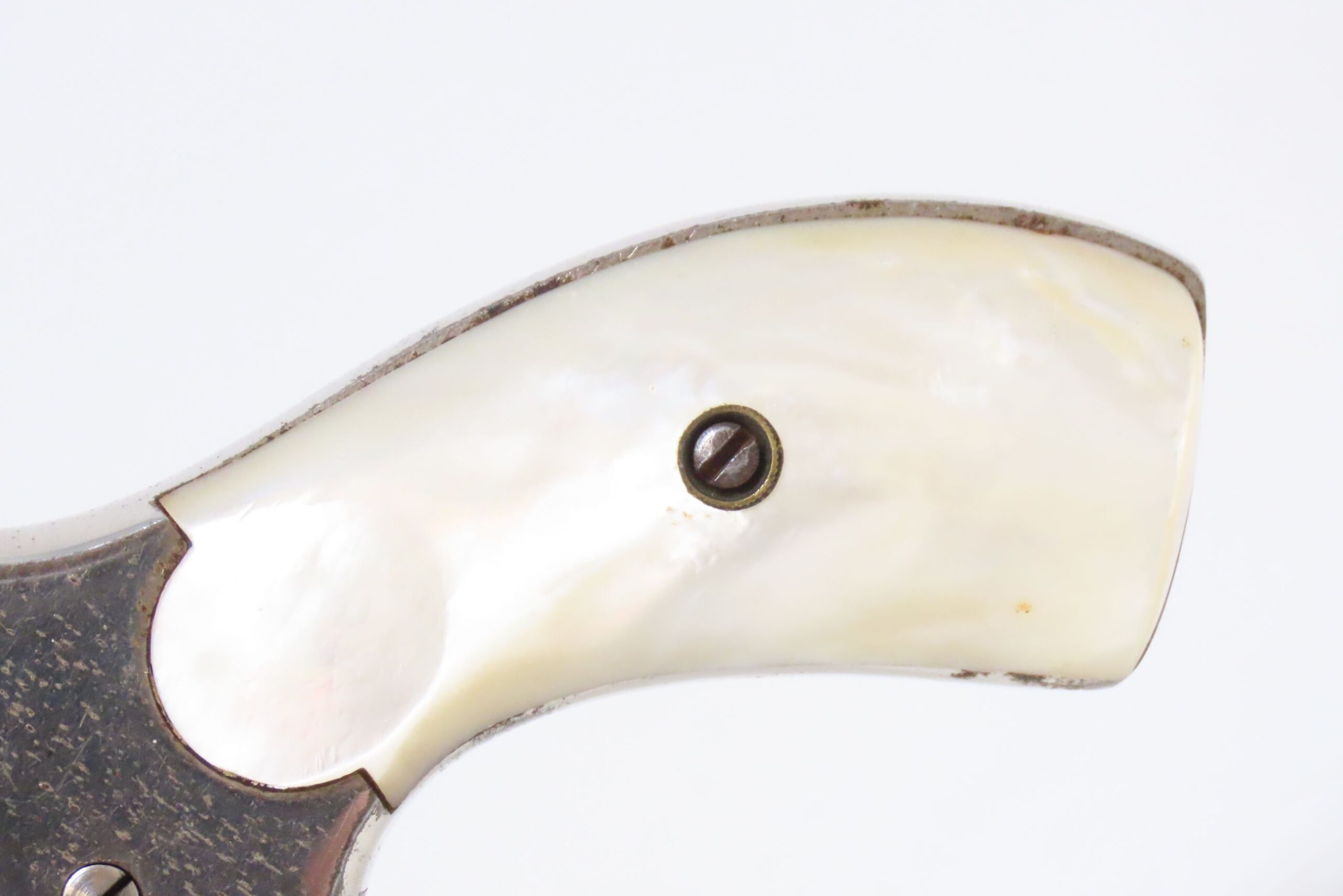 Iver Johnson Safety Automatic Hammerless Revolver with Pearl Grips 9.16 ...