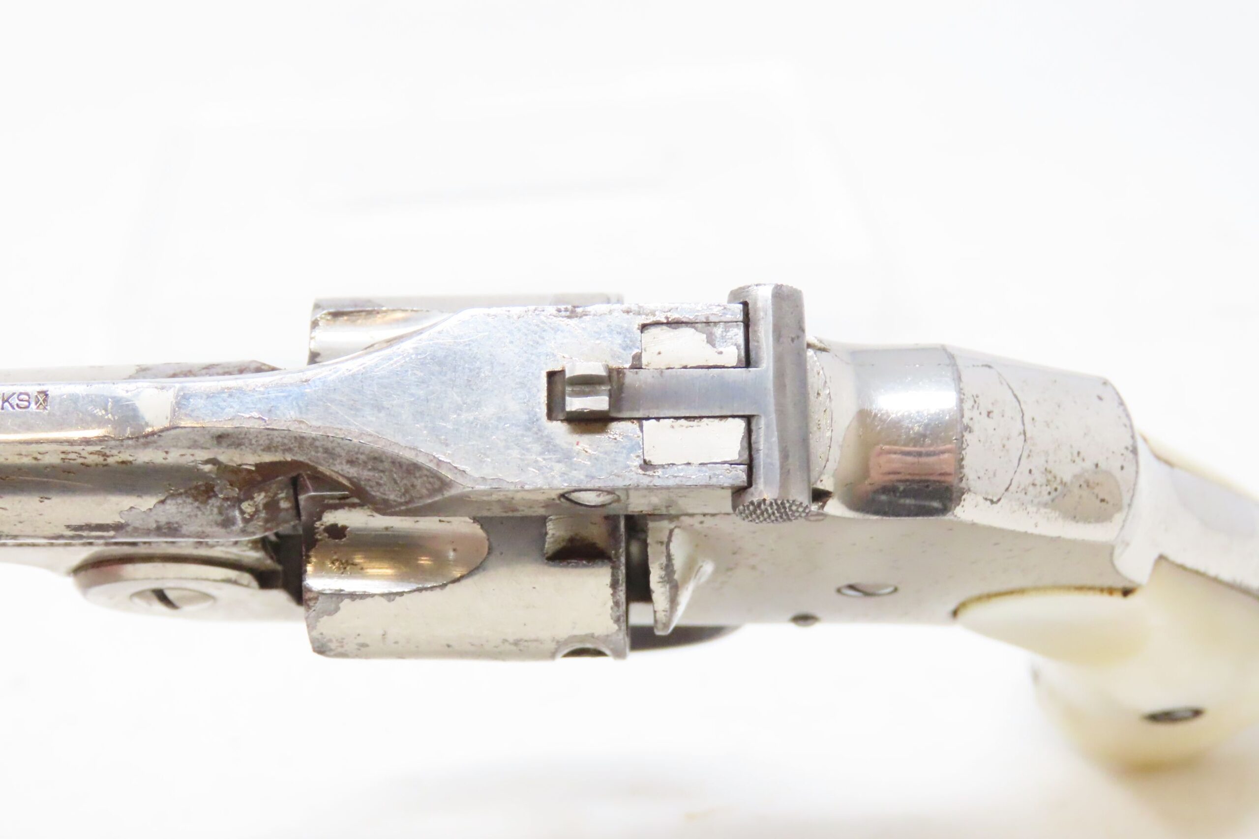 Iver Johnson Safety Automatic Hammerless Revolver with Pearl Grips 9.16 ...