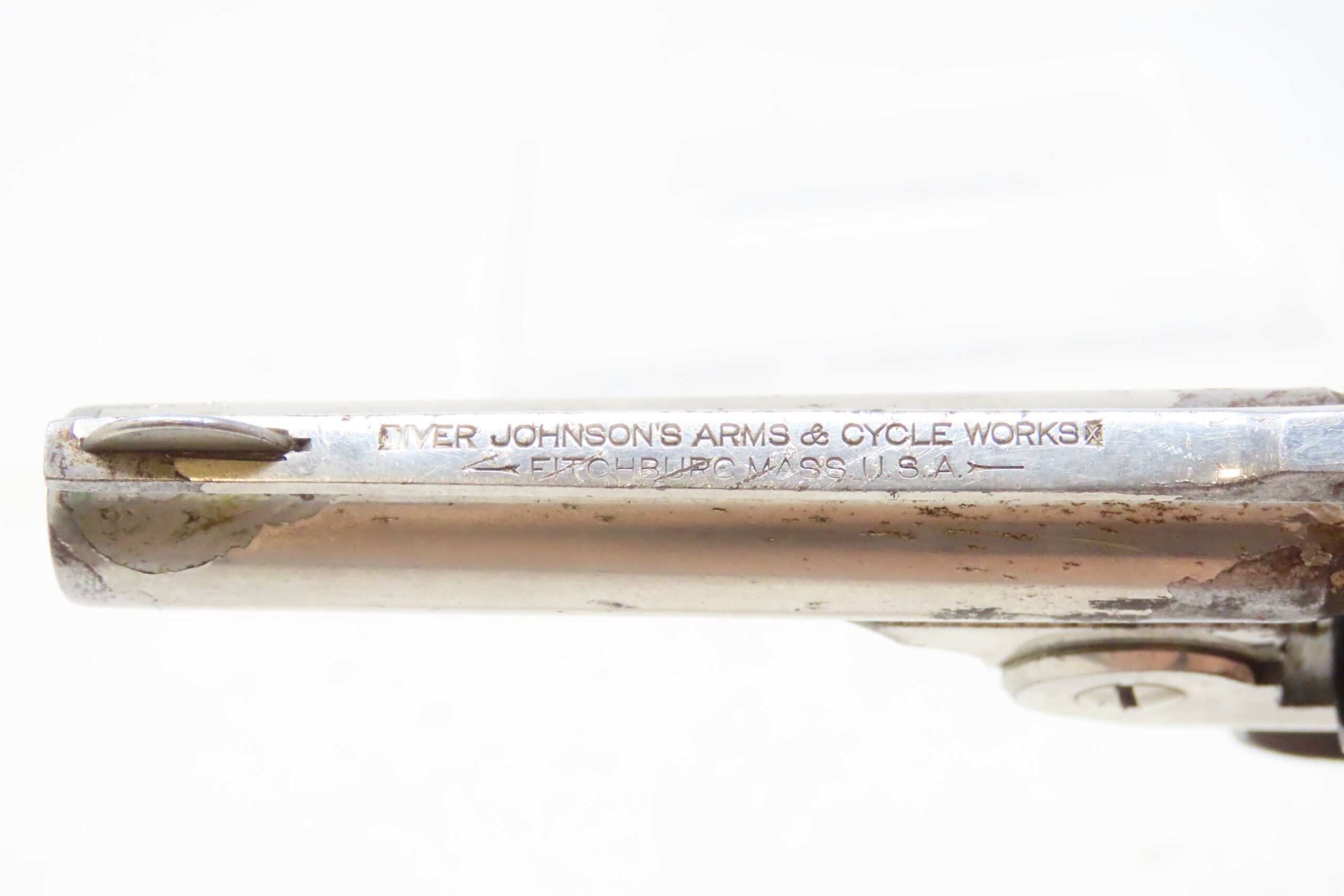 Iver Johnson Safety Automatic Hammerless Revolver with Pearl Grips 9.16 ...