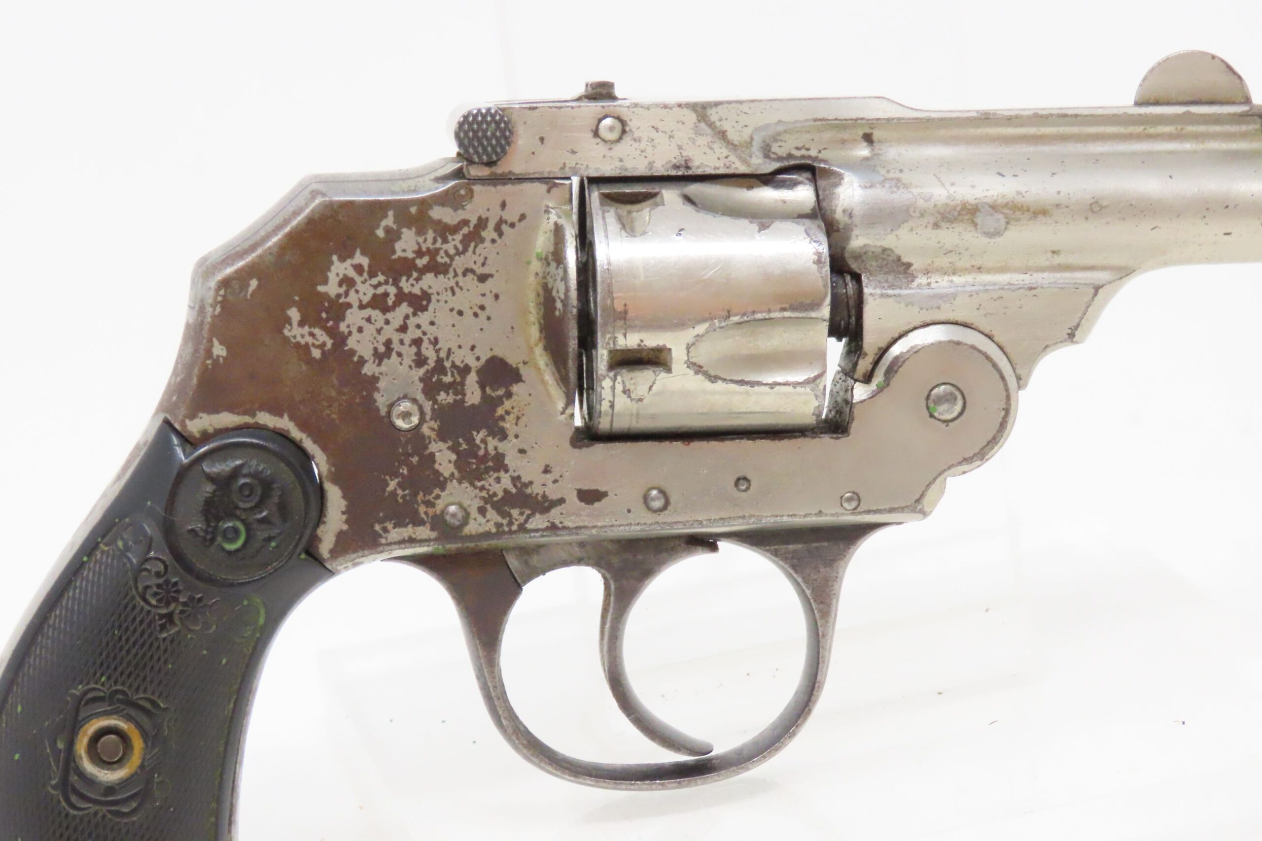 Iver Johnson Safety Hammerless Revolver 9.5 C&RAntique015 | Ancestry Guns