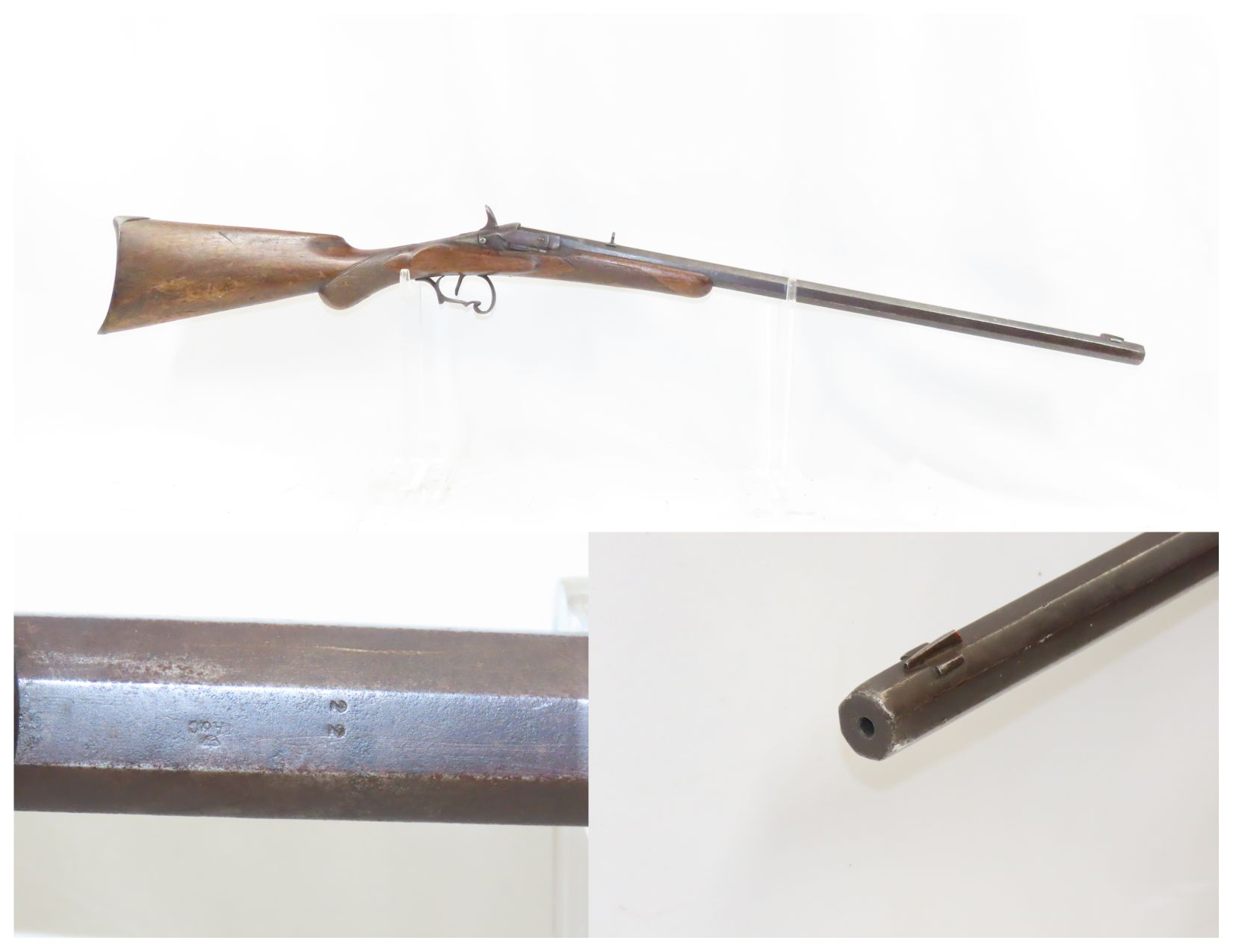 Liege Proofed Warmant Flobert Rifle 9.26 C&RAntique001 | Ancestry Guns
