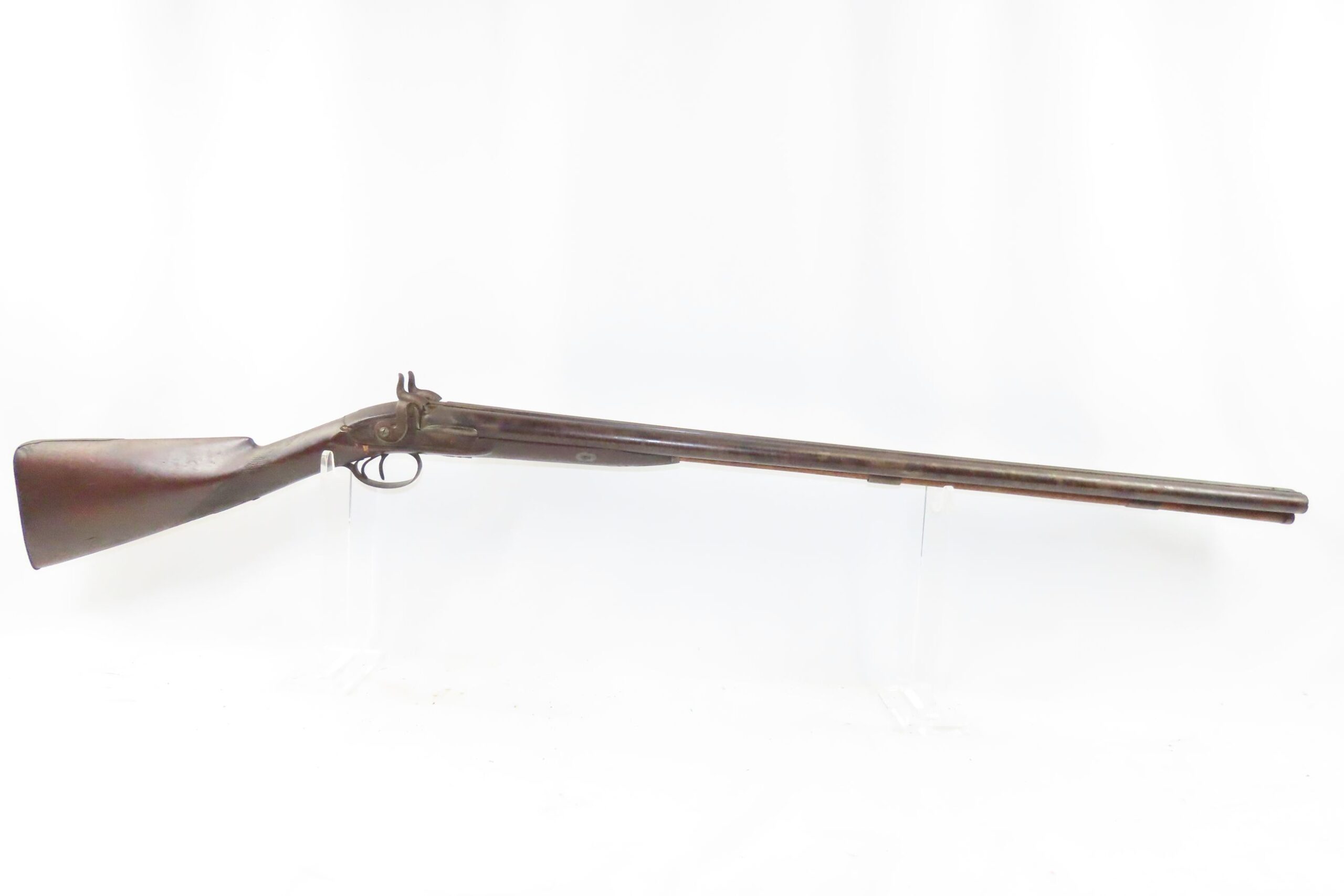 Percussion Double Barrel Shotgun 9.29 C&RAntique015 | Ancestry Guns