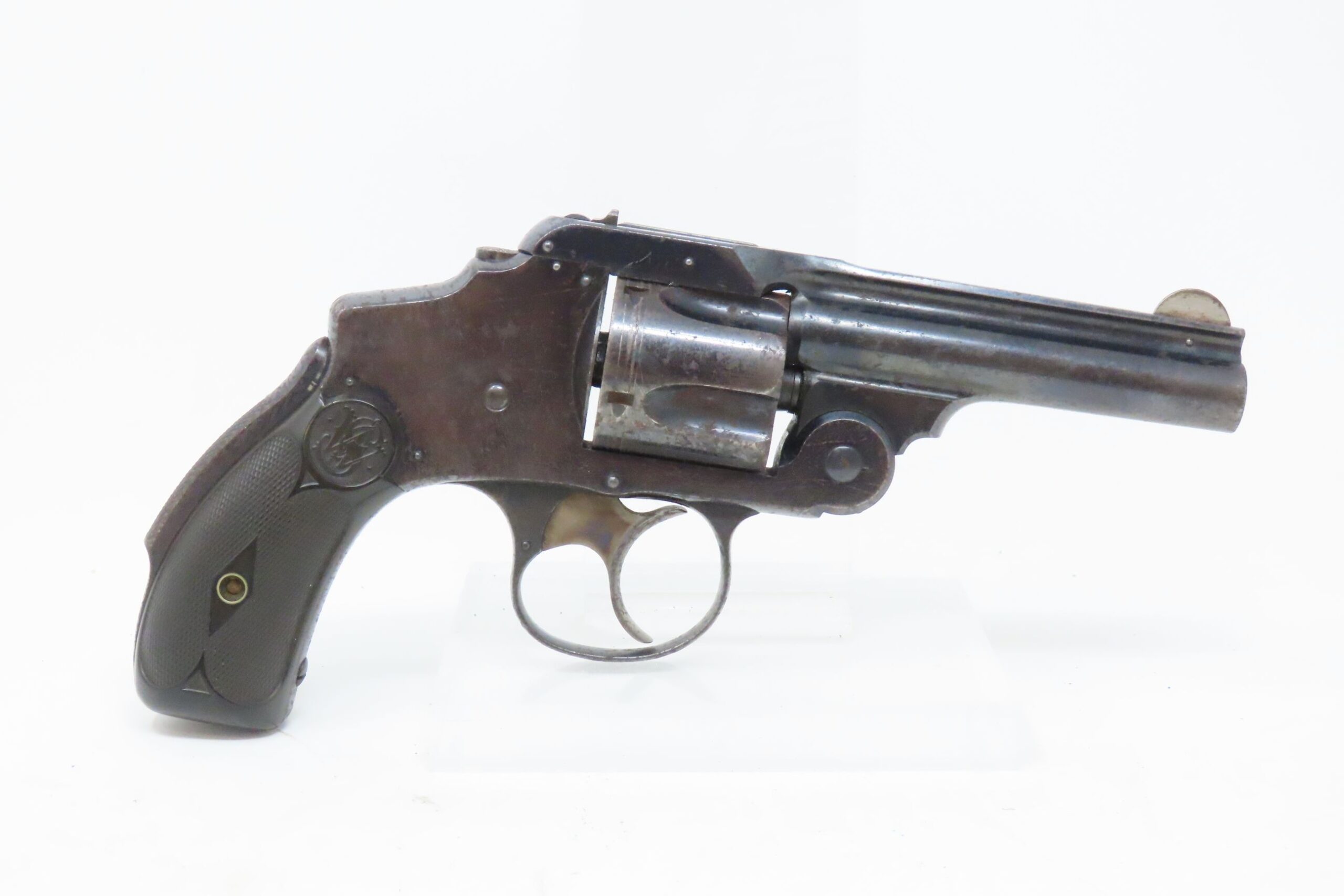 Smith & Wesson .38 Safety hammerless Second Model Revolver 8.29 C ...