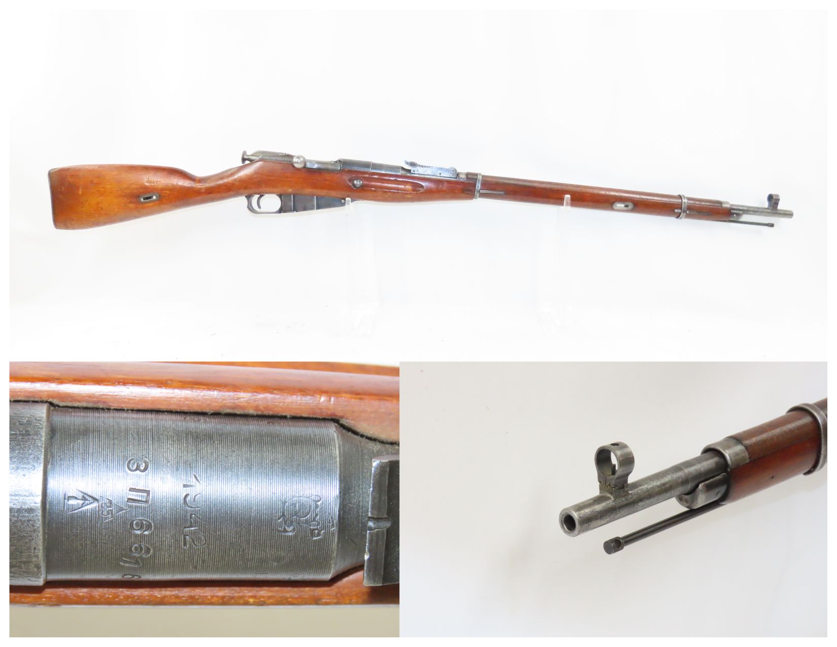 Soviet Izhevsk Model 91 30 Mosin Nagant Rifle 5.12.22 C&RAntique001 ...
