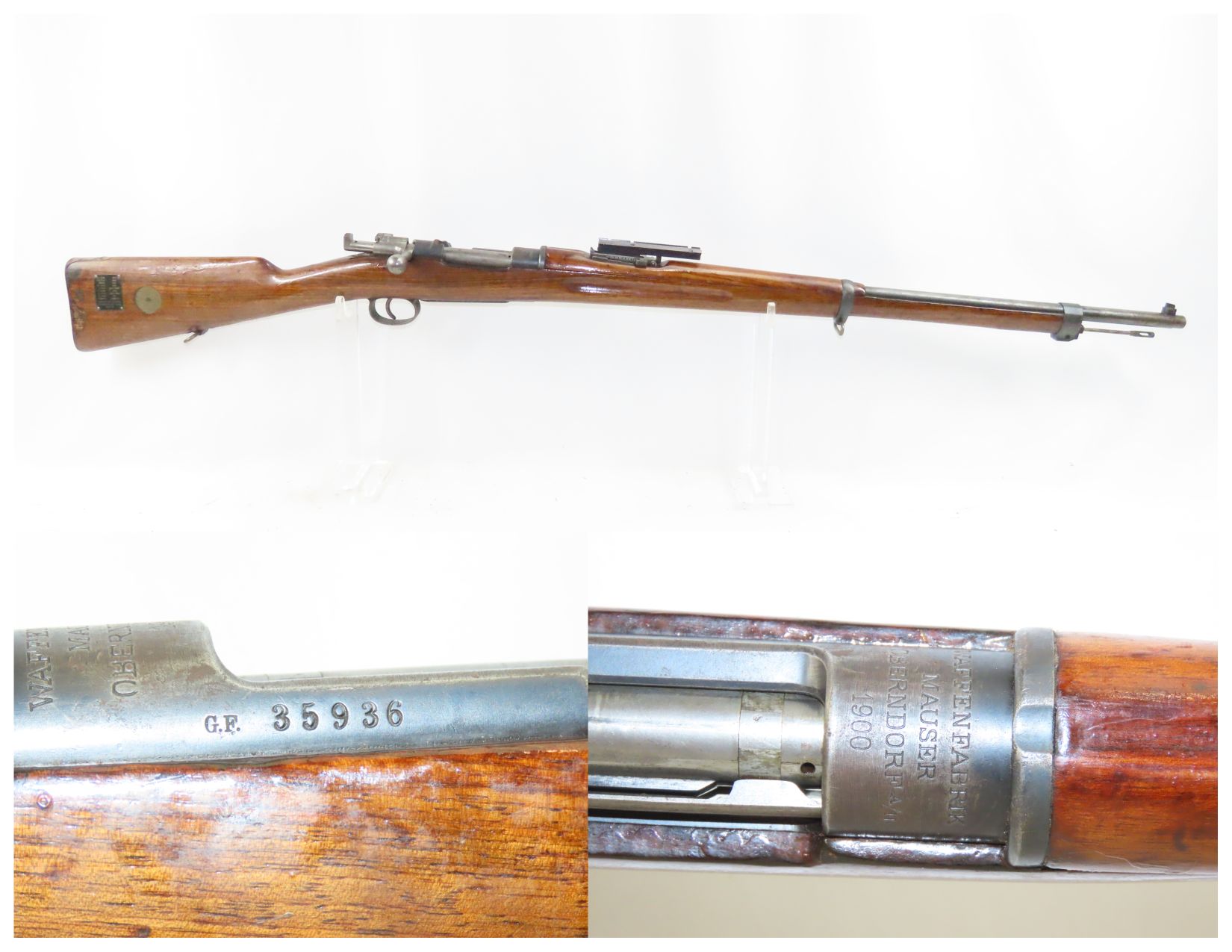 Swedish Contract Mauser Model 1896 Rifle 9.27 C&RAntique001 | Ancestry Guns