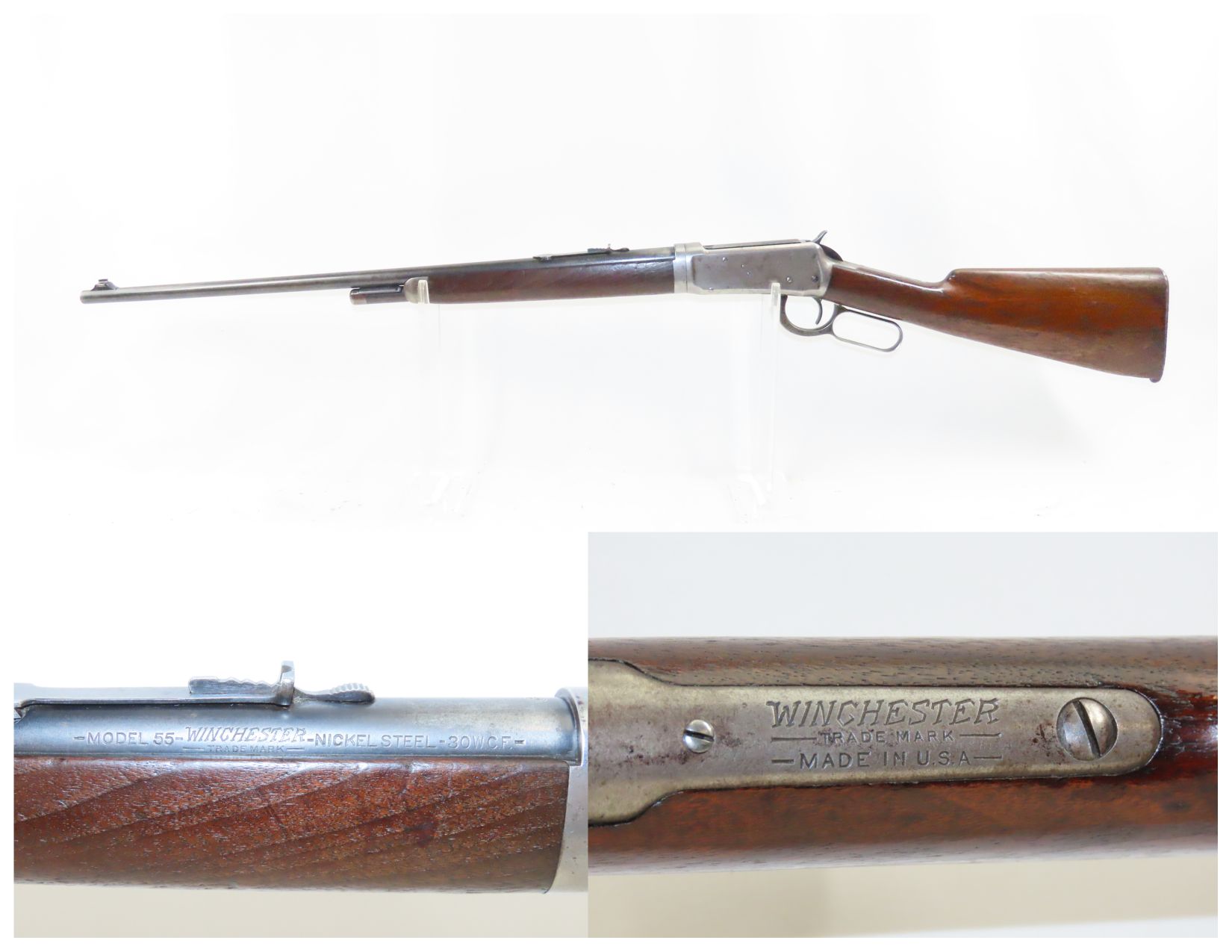 Winchester Model 55 Takedown Rifle 9.26 C&RAntique001 | Ancestry Guns