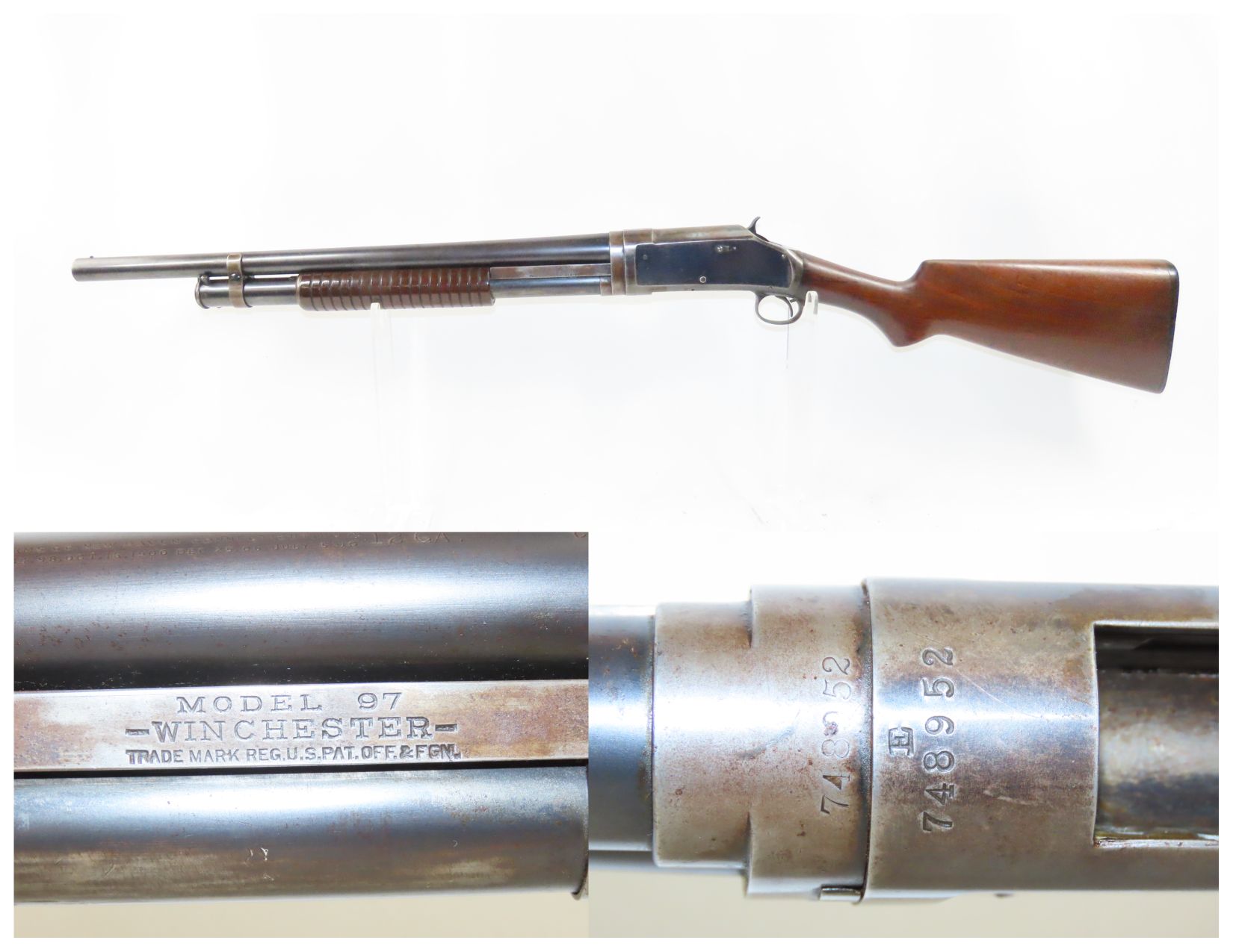 Winchester Model 97 Riot Shotgun 9.13 C&RAntique001 | Ancestry Guns
