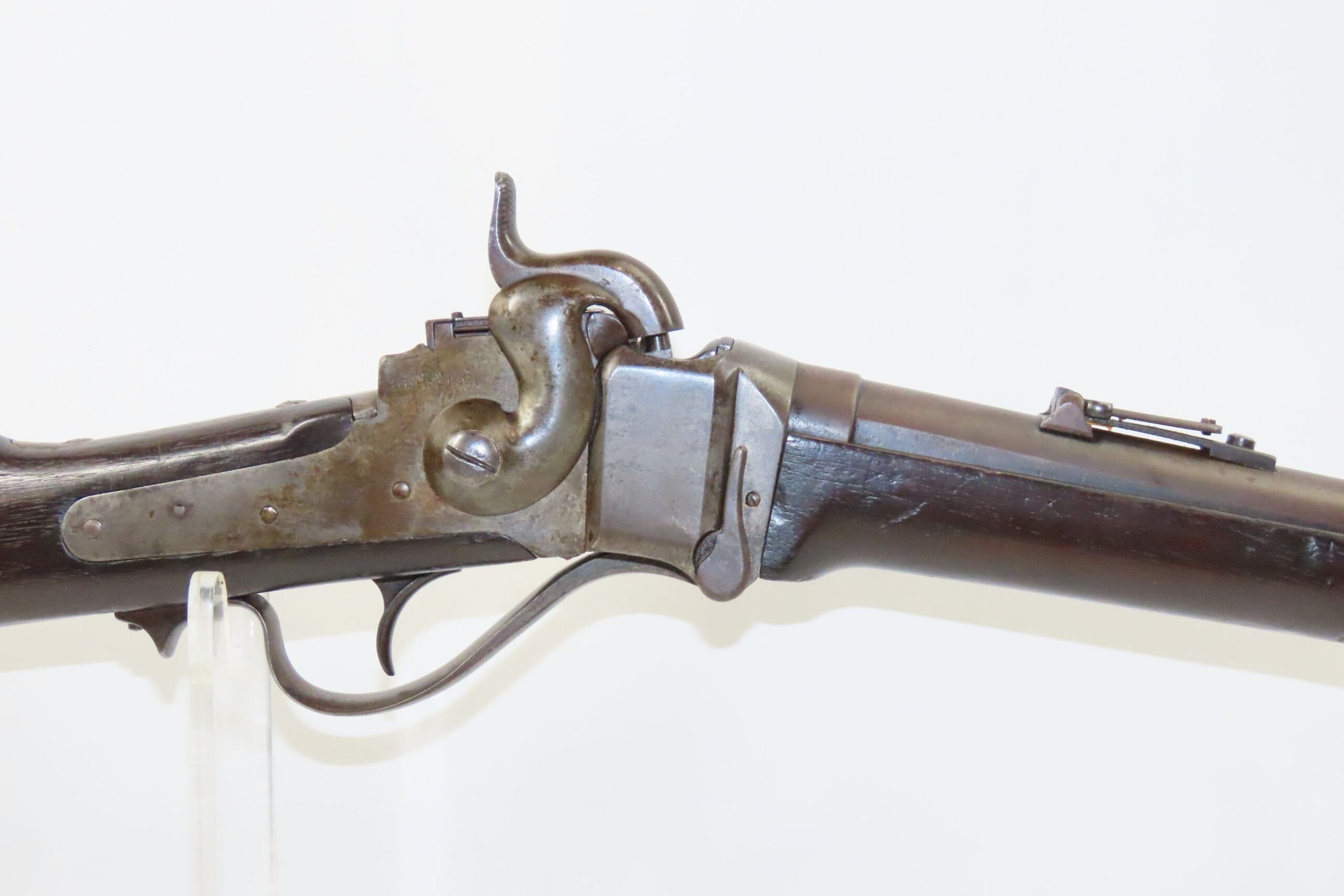Civil War Sharps New Model 1863 Percussion Saddle Ring Carbine 8.24 C ...