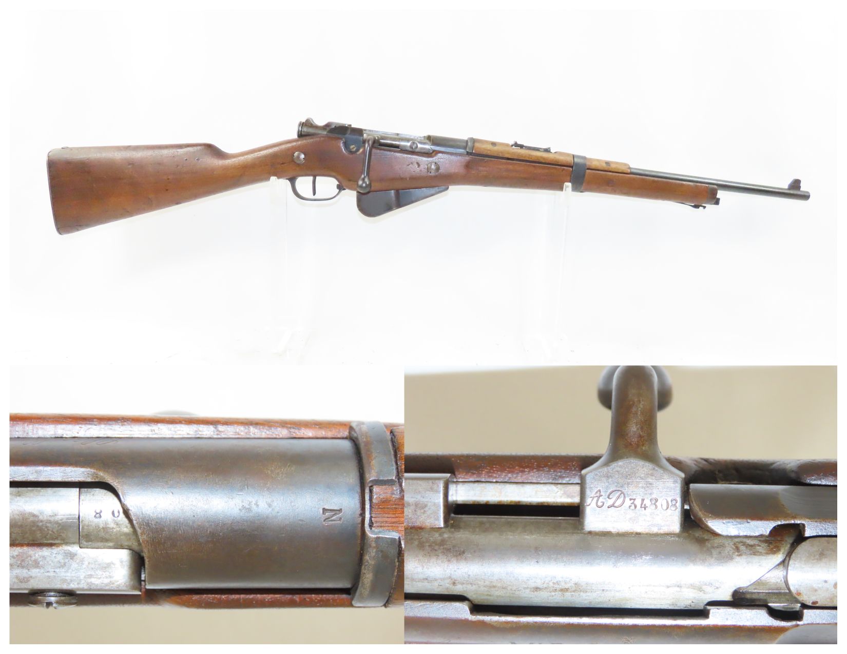 French Chatellerault Model 1892 Carbine 9.9 C&RAntique001 | Ancestry Guns
