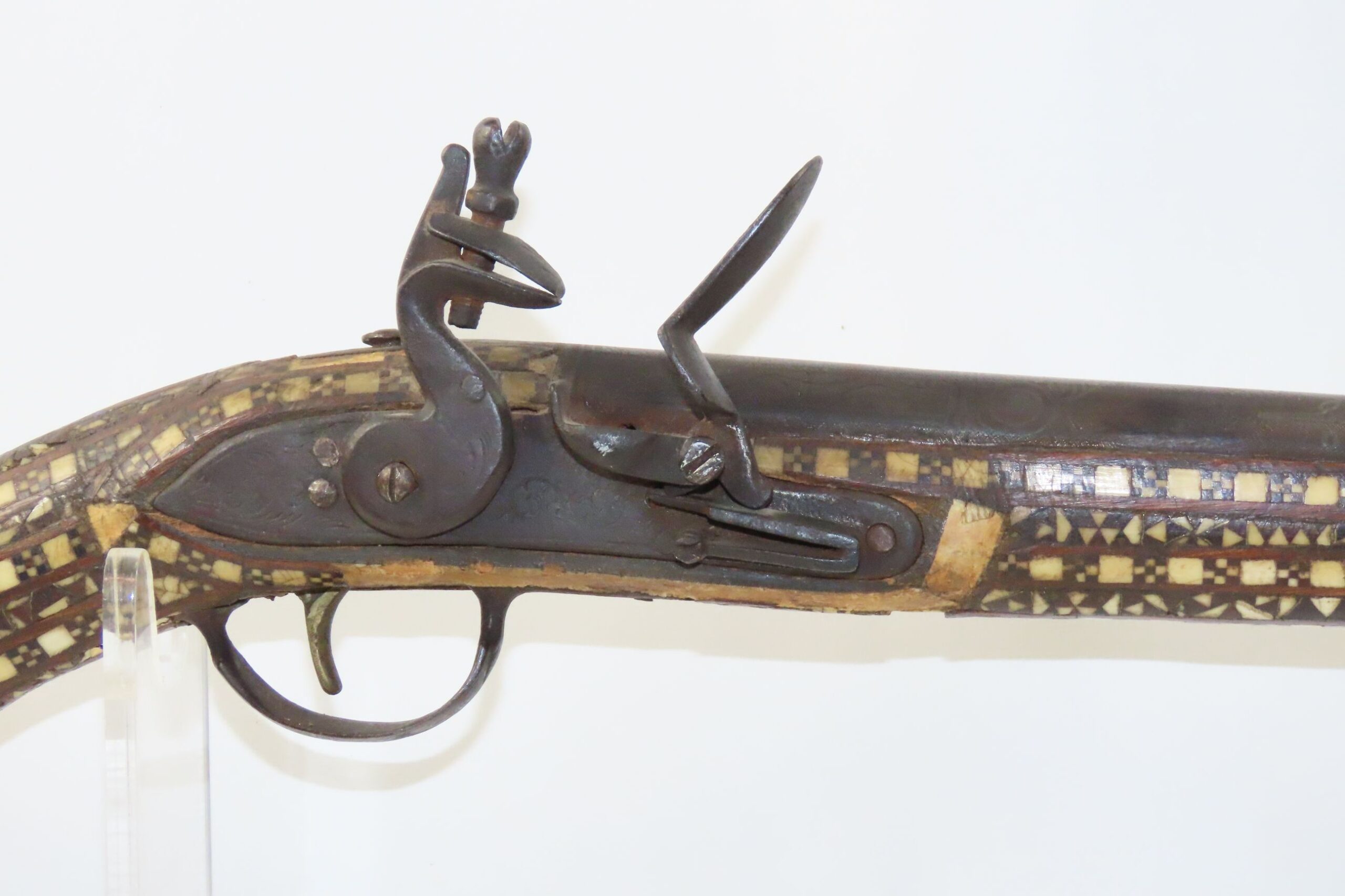 Moroccan Flintlock Musket with Decorated Stock 8.31 C&RAntique004 ...